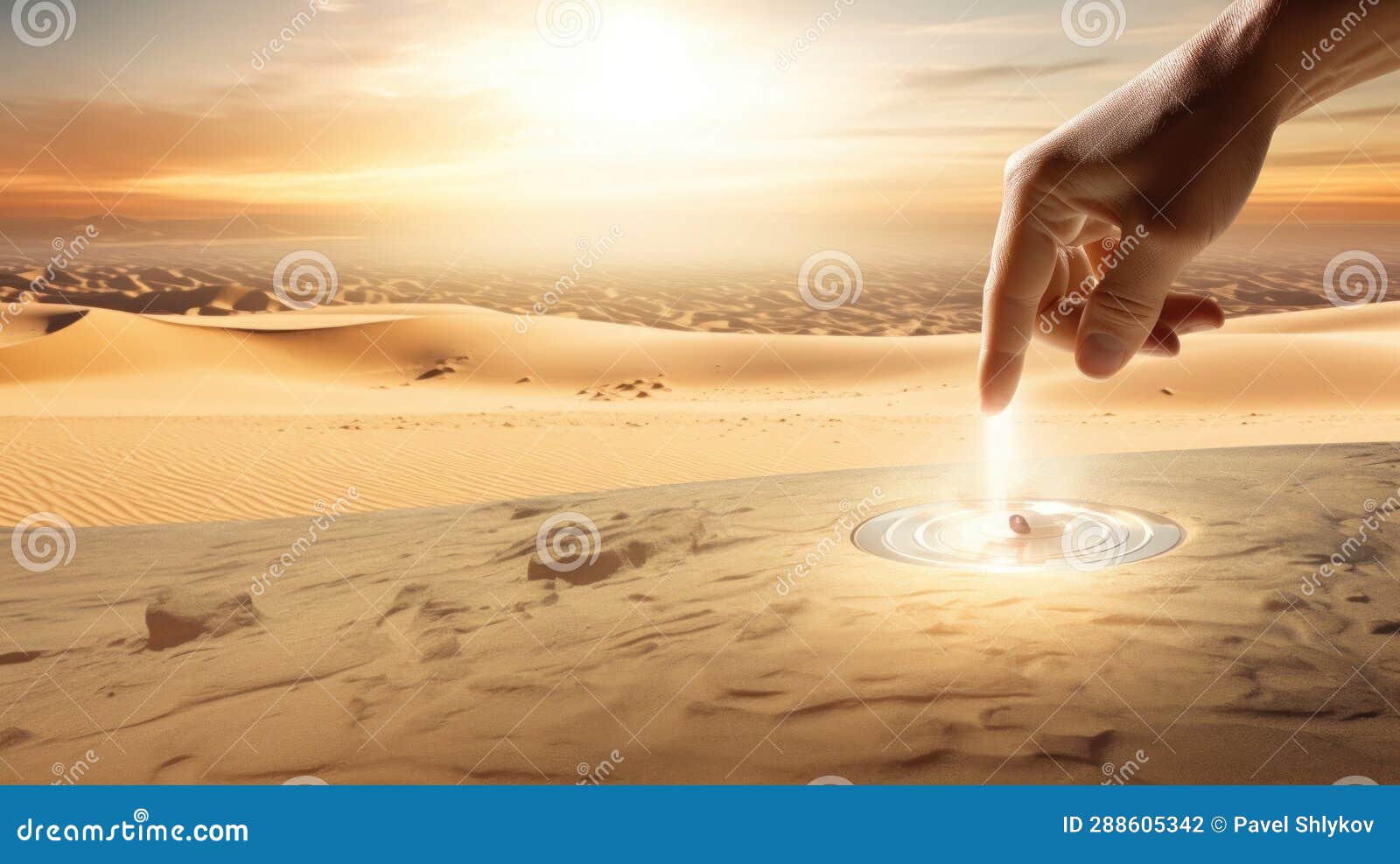 Finger Press on Emergency Stop Switch Button, Machine Control of Sand ...