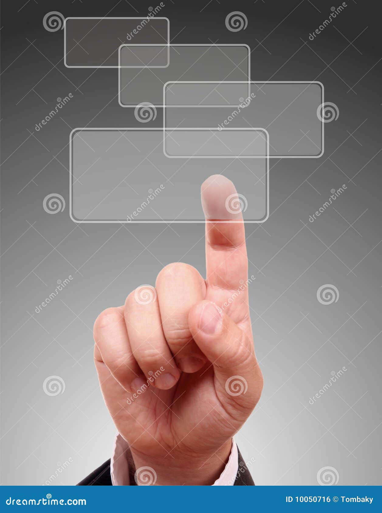 Finger pressing button stock photo. Image of answer, concept - 10050716
