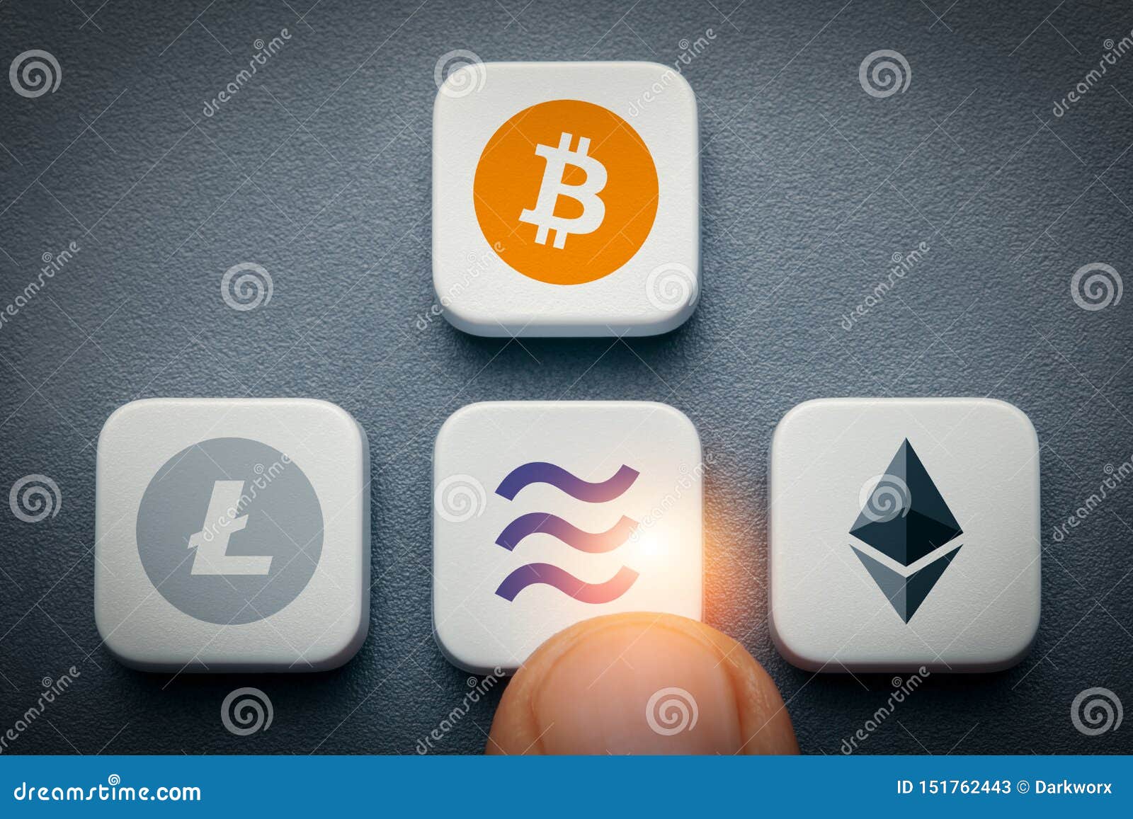 Finger Pressing Computer Key with Libra Symbol. Ethereum, Ripple and ... Finger Pressing Computer Key with Libra Symbol. Ethereum, Ripple and ...