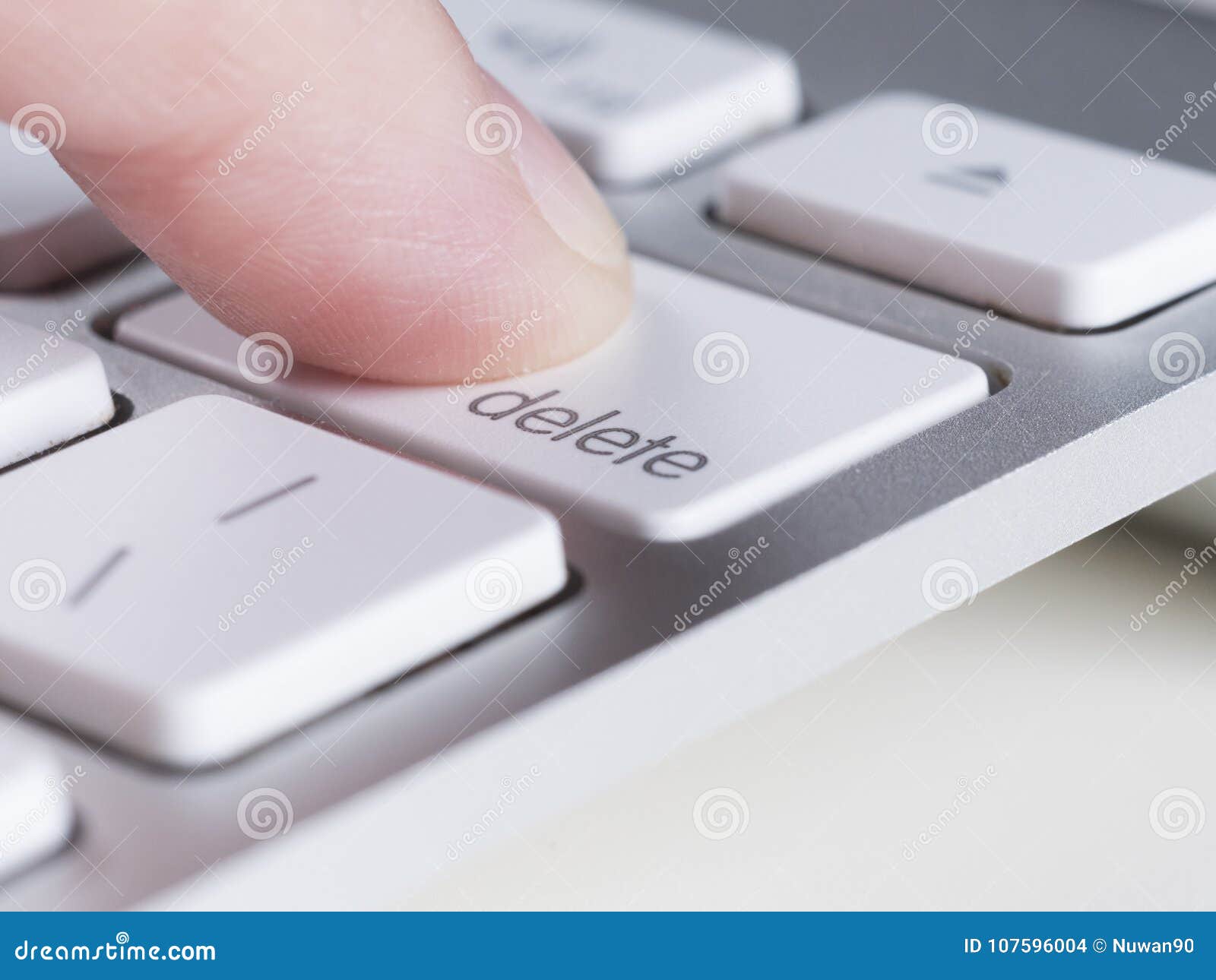 Finger is Pressing Delete Key of Computer Keyboard Stock Photo - Image ... Finger is Pressing Delete Key of Computer Keyboard Stock Photo - Image ...