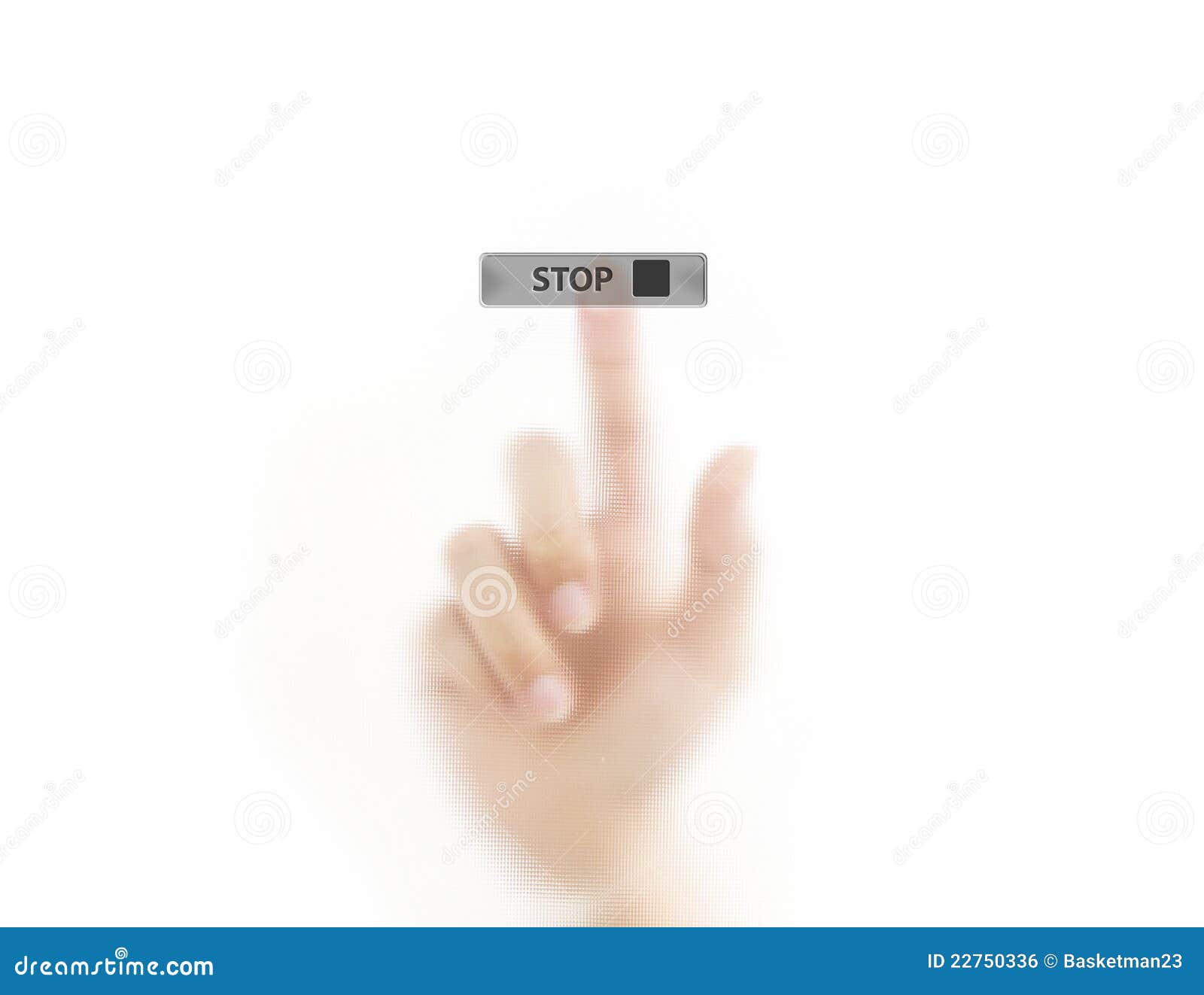 Finger Pressing Forward Icon Button Stock Photo - Image of community ...