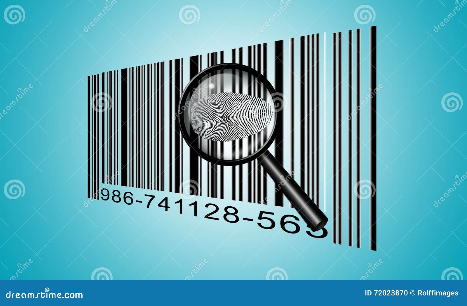 Barcode Enclosed In Glass Sphere Stock Photography | CartoonDealer.com ...