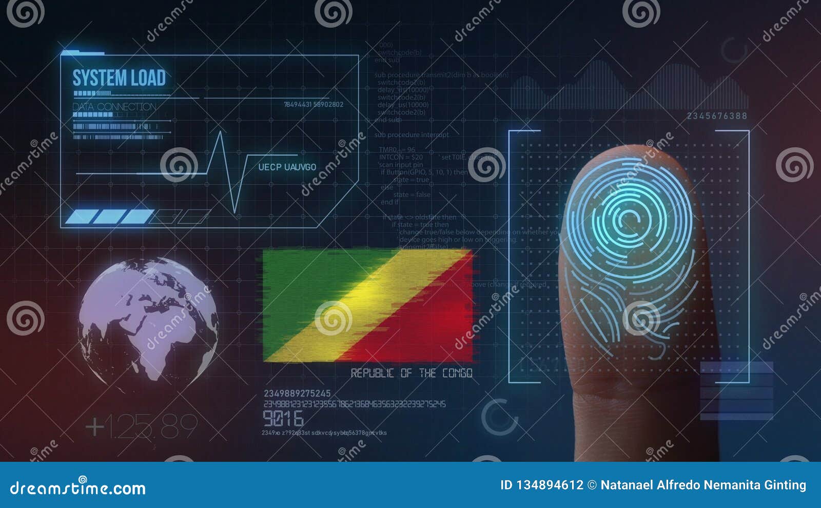 Finger Print Biometric Scanning Identification System. Republic of the ...