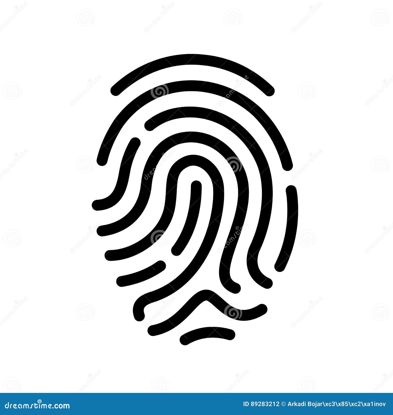 Finger print vector icon stock vector. Illustration of biometric - 89283212 Finger print vector icon stock vector. Illustration of biometric - 89283212