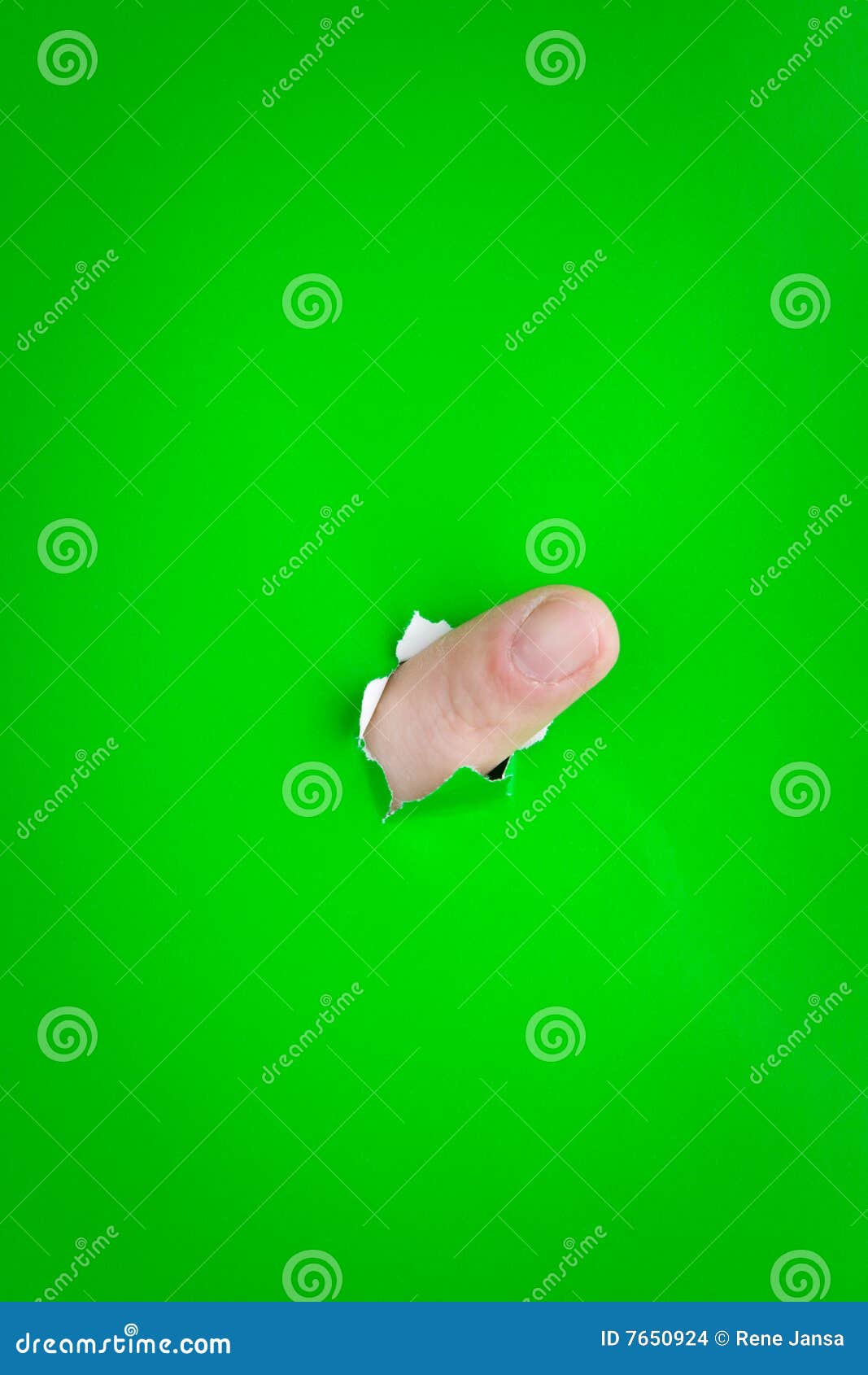 Finger Protruding through Hole Stock Photo - Image of pokes, finger ...