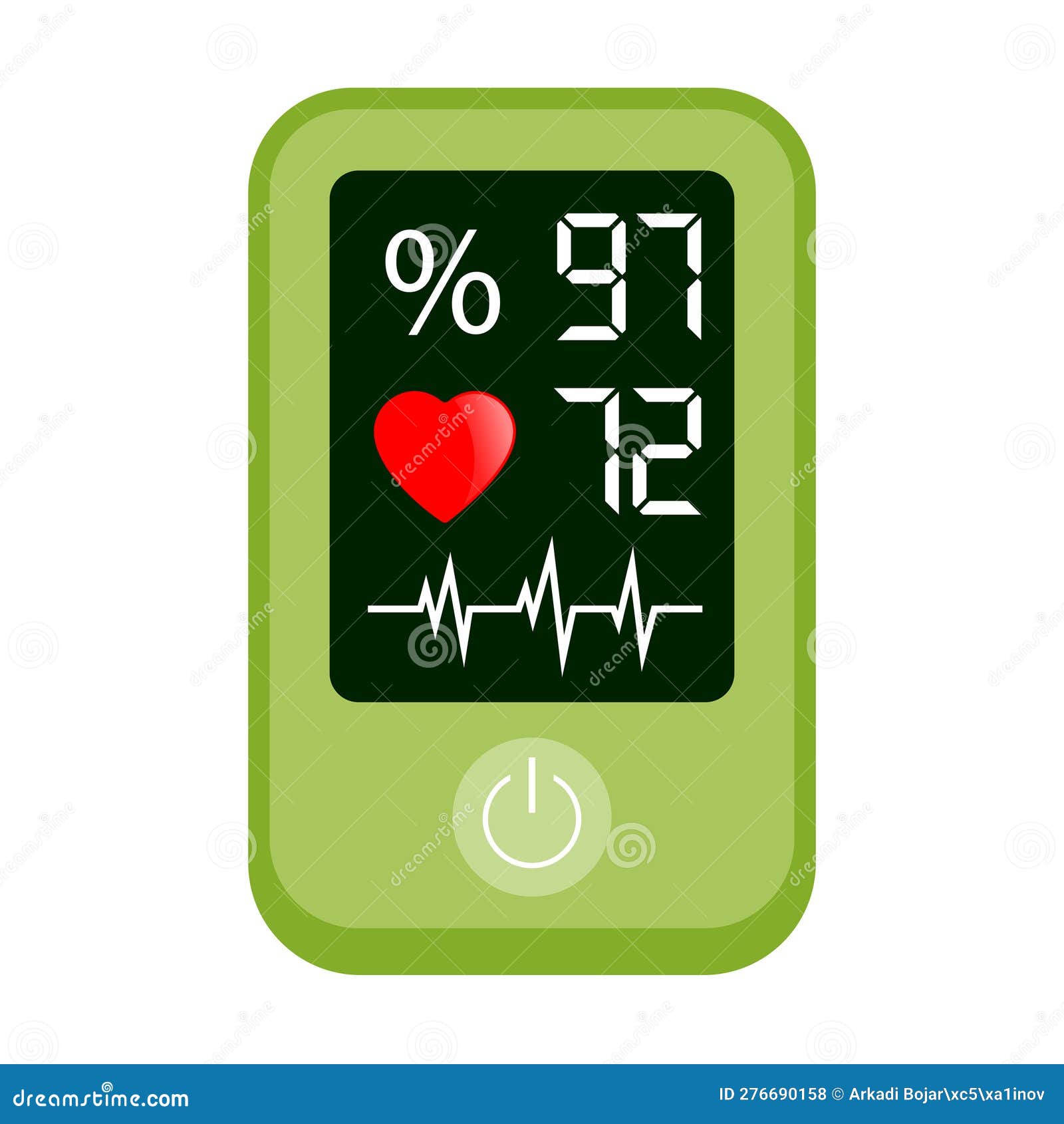 Pulse Oximeter On Finger. Digital Device To Measure Oxygen Saturation ...