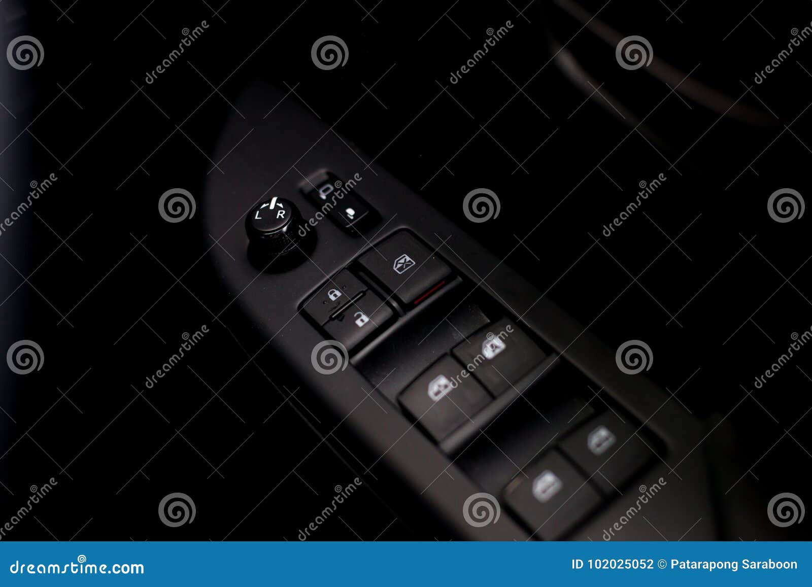 Finger push lock button stock photo. Image of hand, auto - 102025052