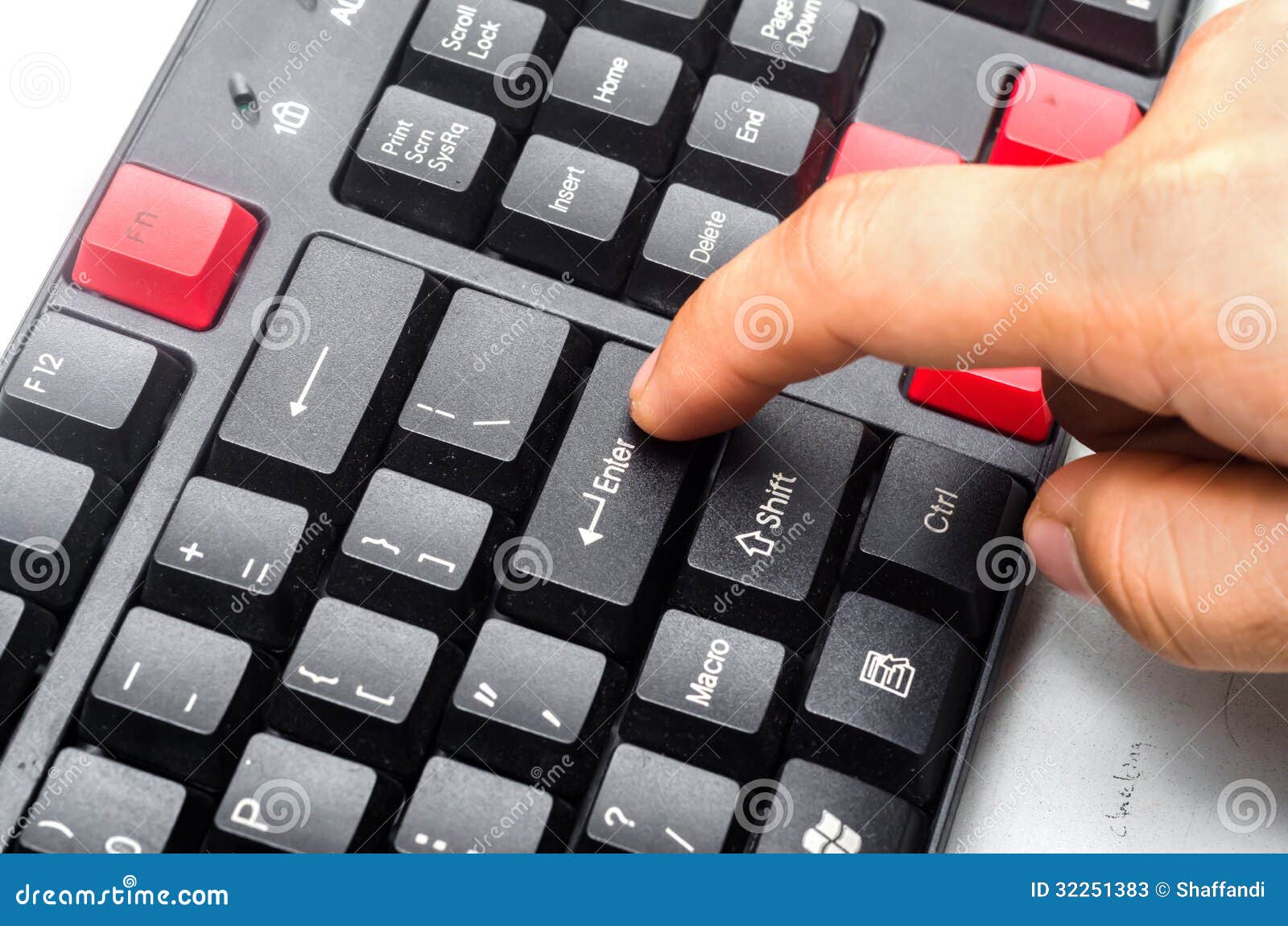 Finger Pushing The Button ENTER Stock Photos - Image: 32251383 Finger Pushing The Button ENTER Stock Photos - Image: 32251383