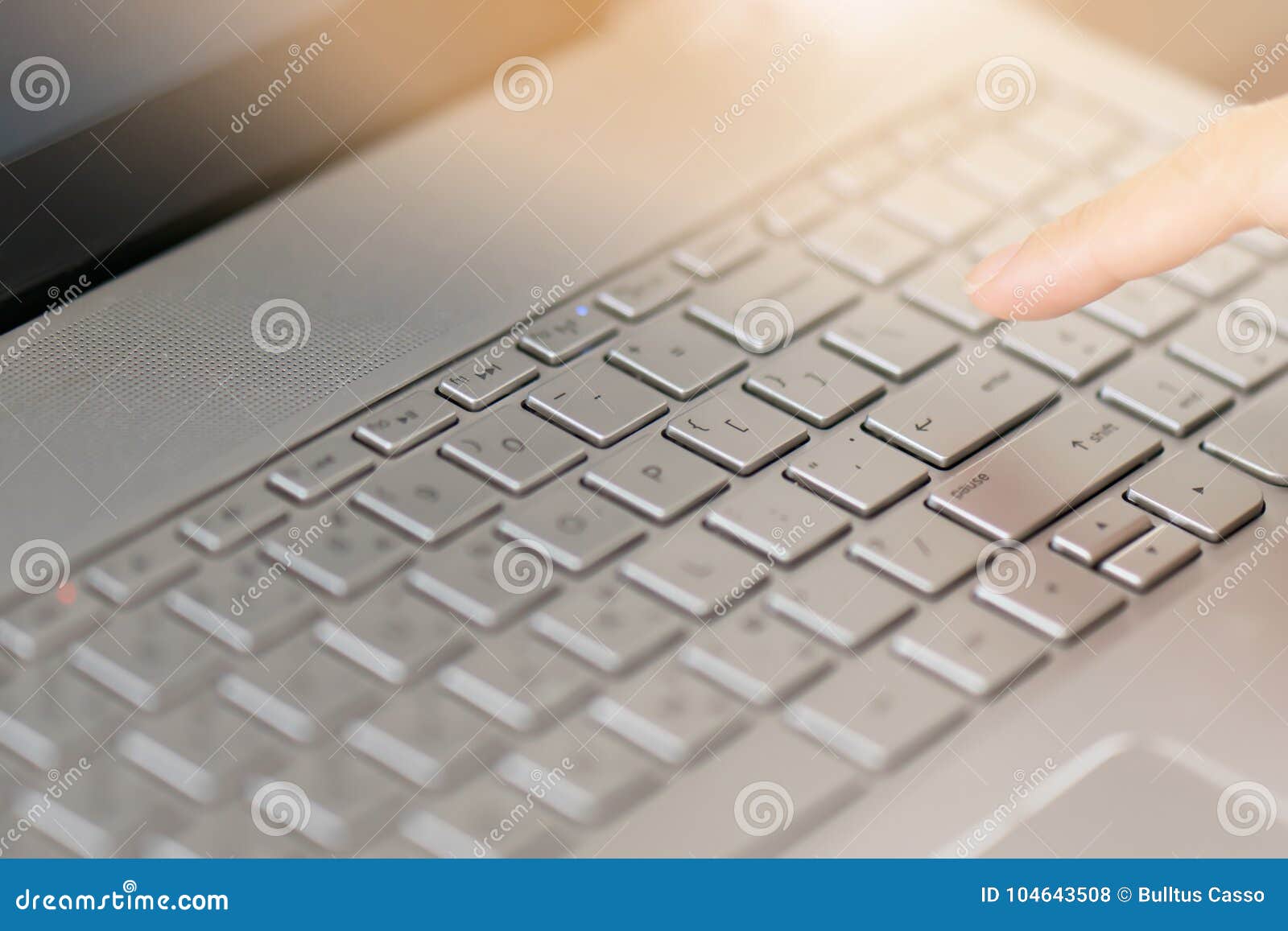 Finger Pushing the Button of Keyboard Stock Photo - Image of technology ... Finger Pushing the Button of Keyboard Stock Photo - Image of technology ...