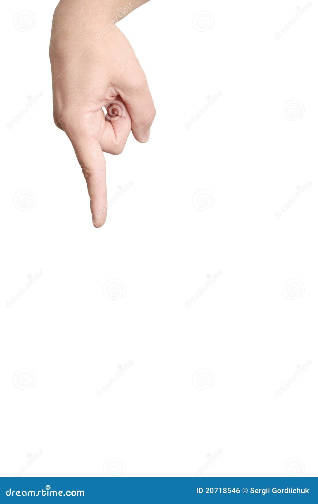 Finger Pushing Small Yellow Paper Figure Climbing Steps Stock Photo ...