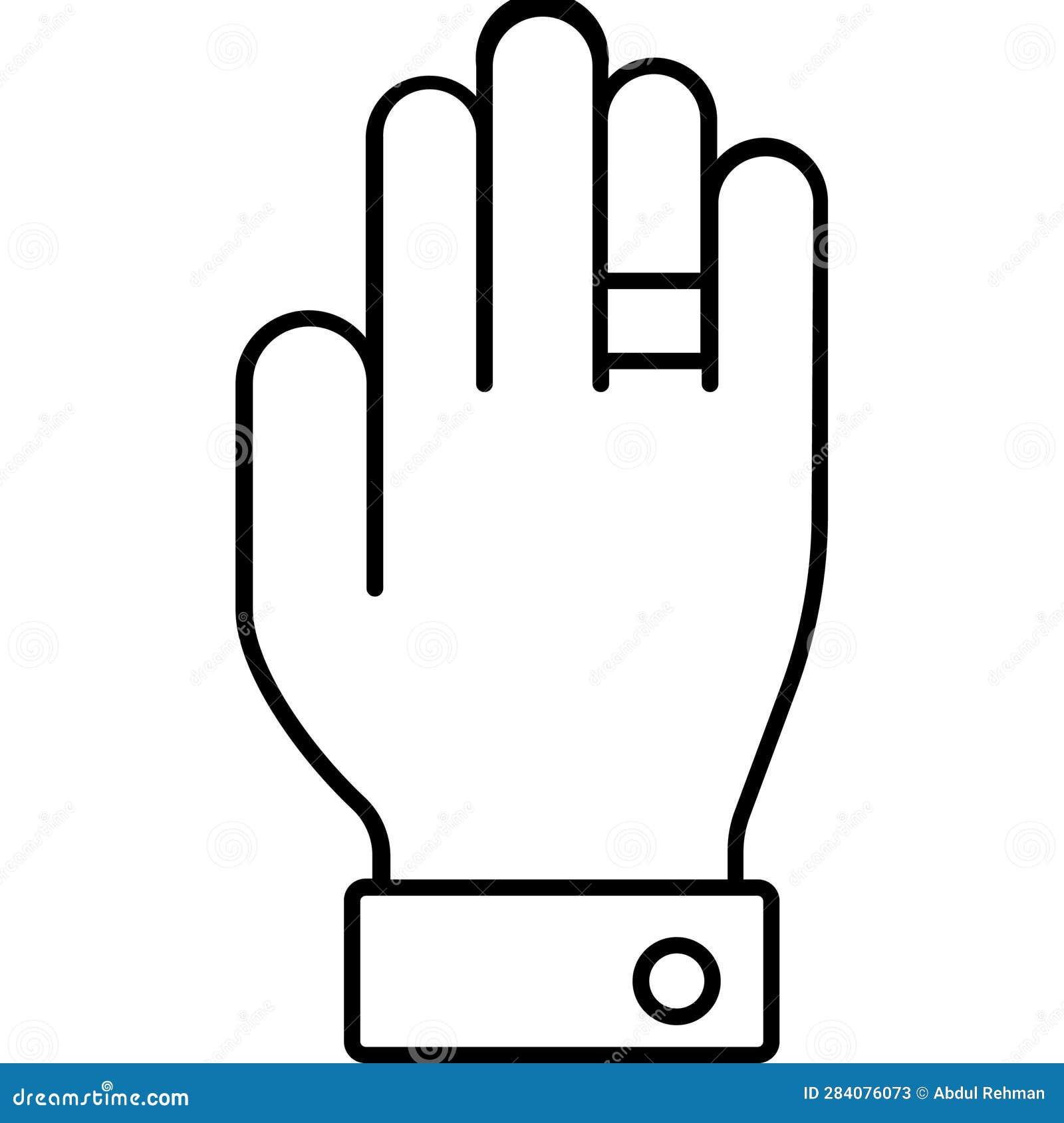 Finger Ring Outline Vector Icon that Can Easily Edit or Modify. Stock ...