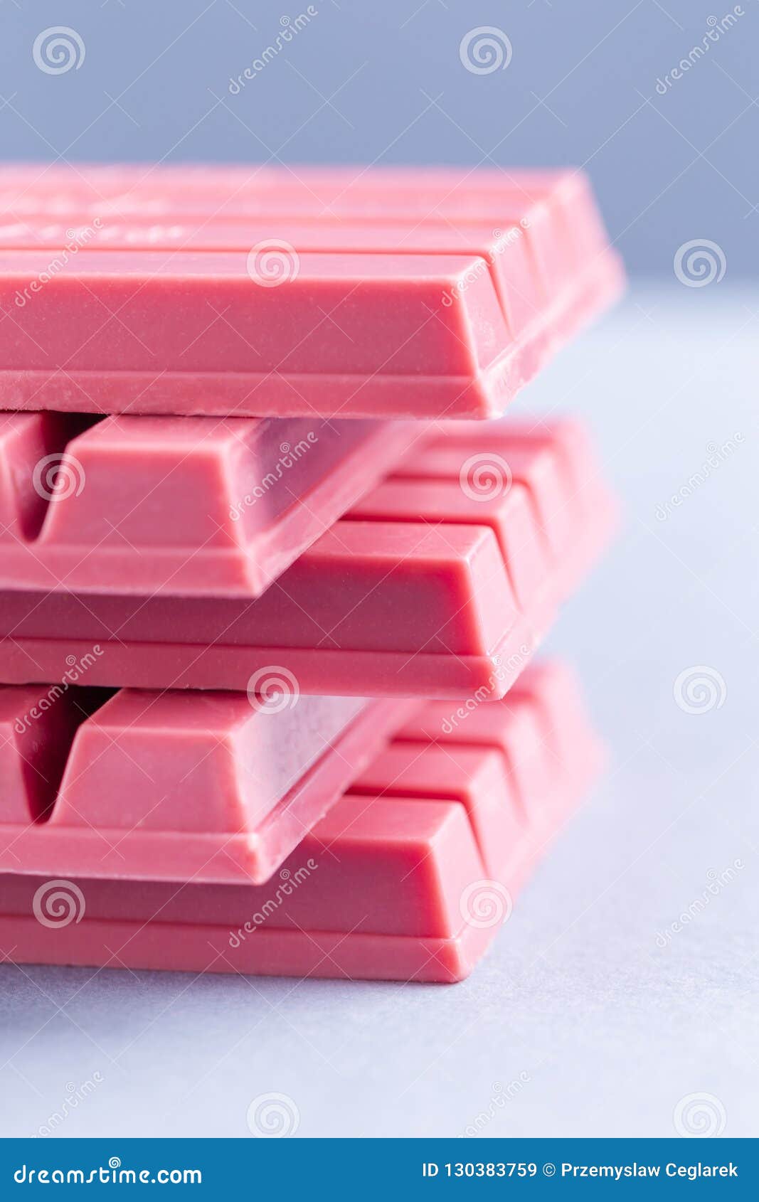 Finger Ruby Chocolate Bar stock image. Image of chocolate - 130383759
