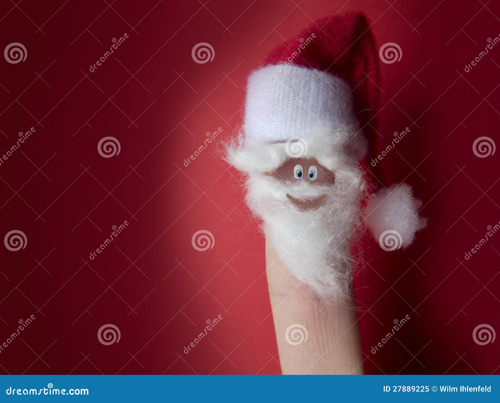 Finger santa stock image. Image of costume, maroon, person - 27889225