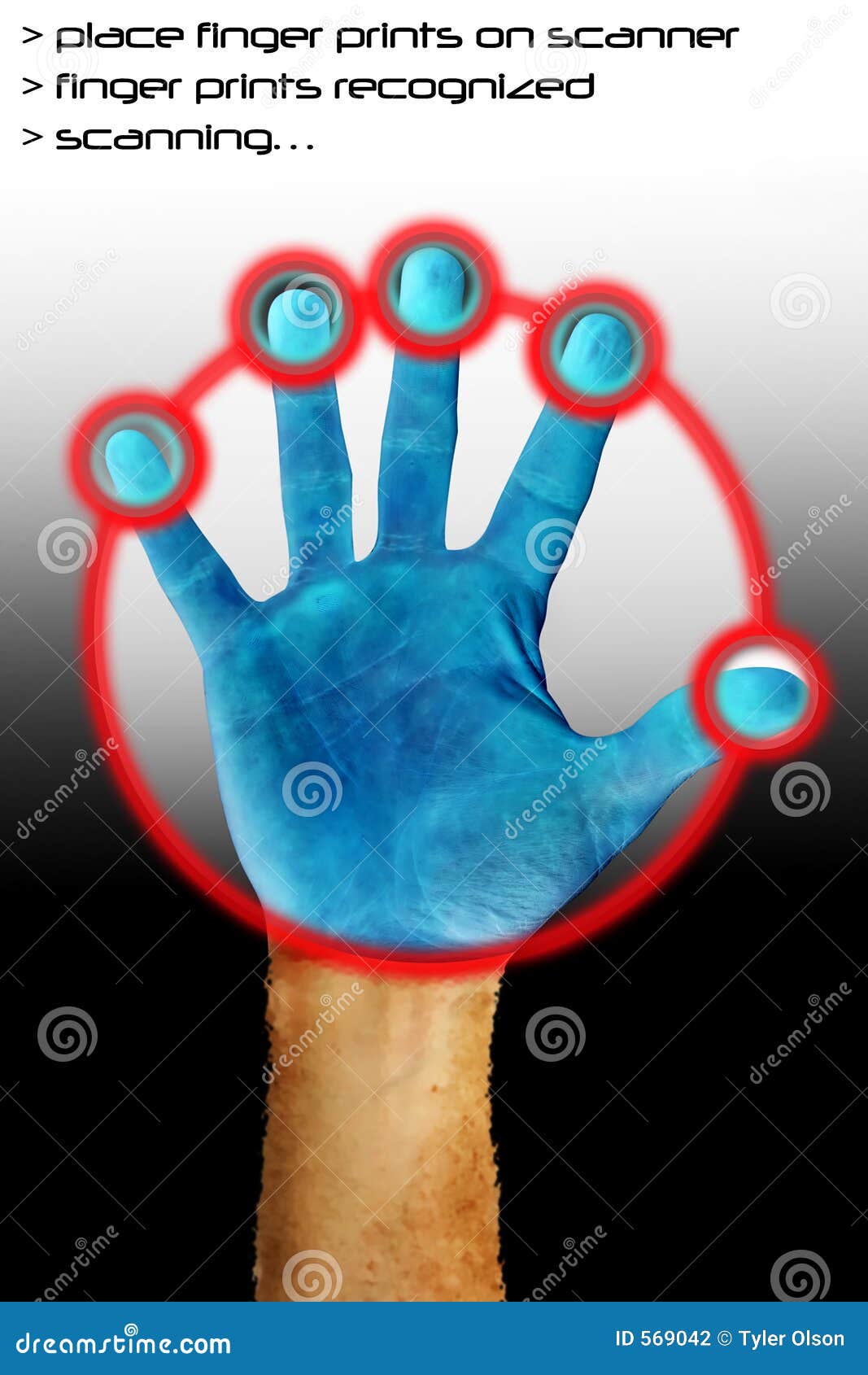 Finger Scan stock photo. Image of high, concept, future - 569042