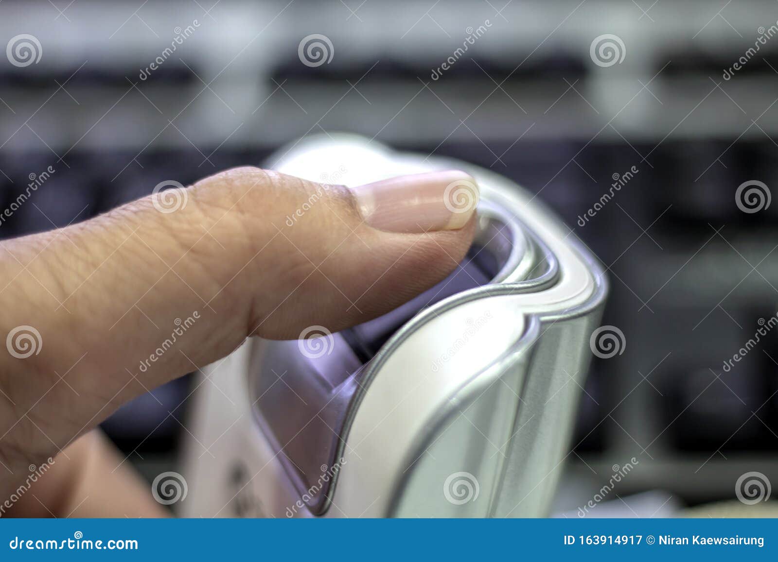 Finger Scan on Machine Security Concept and Safety,Technology Concept ...