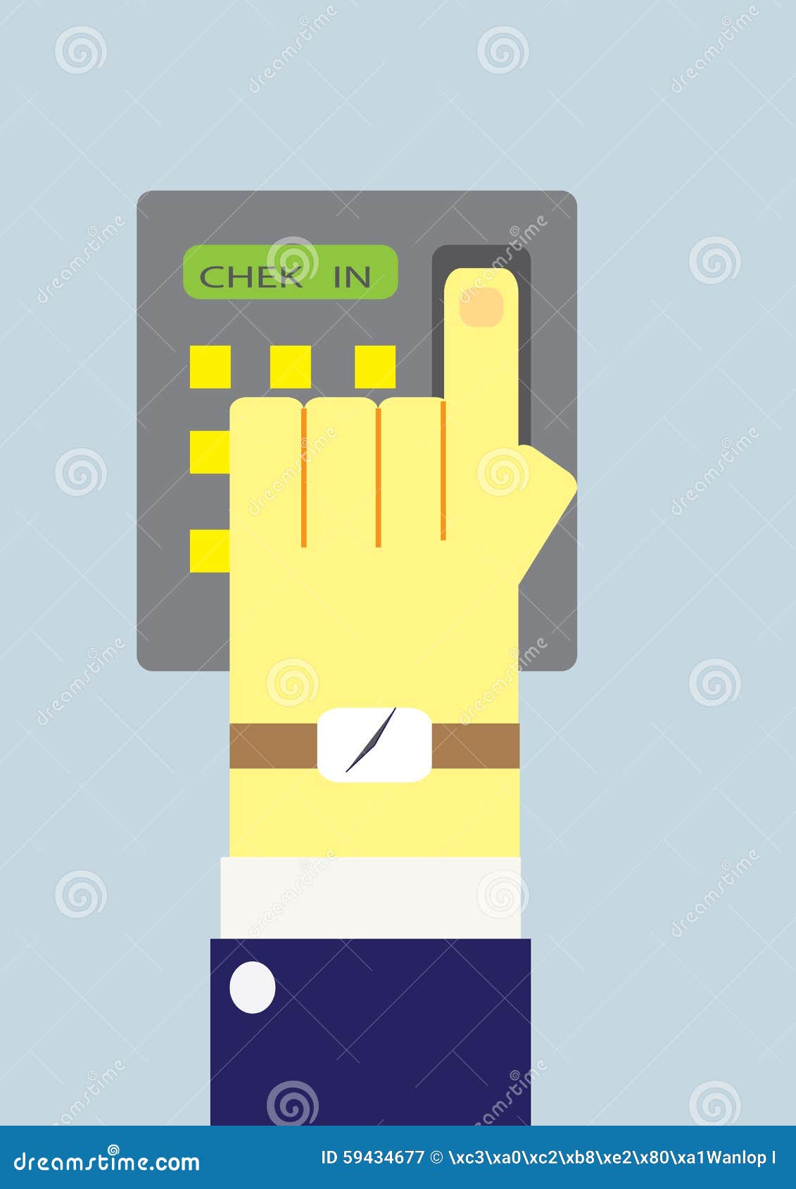 Finger scanner stock vector. Illustration of access, privacy - 59434677