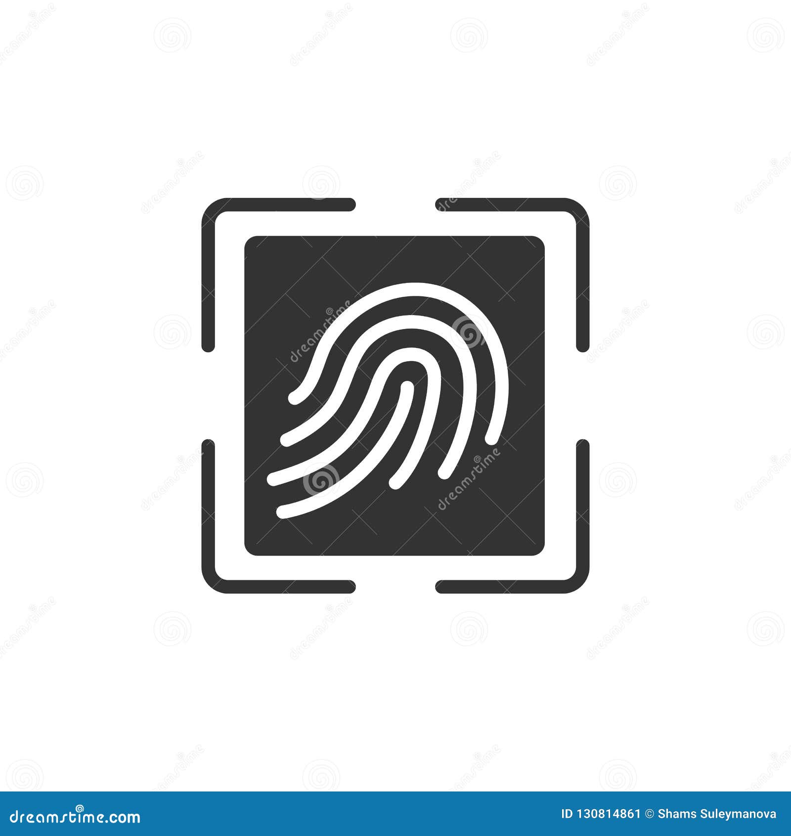 Finger Scanner Icon. Element of Internet Security Icon for Mobile ...