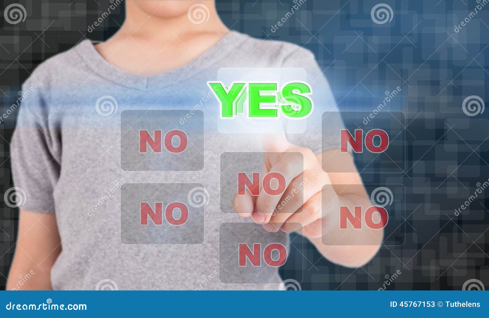 Finger Selects Touchscreen - YES Stock Image - Image of computer, tech ...