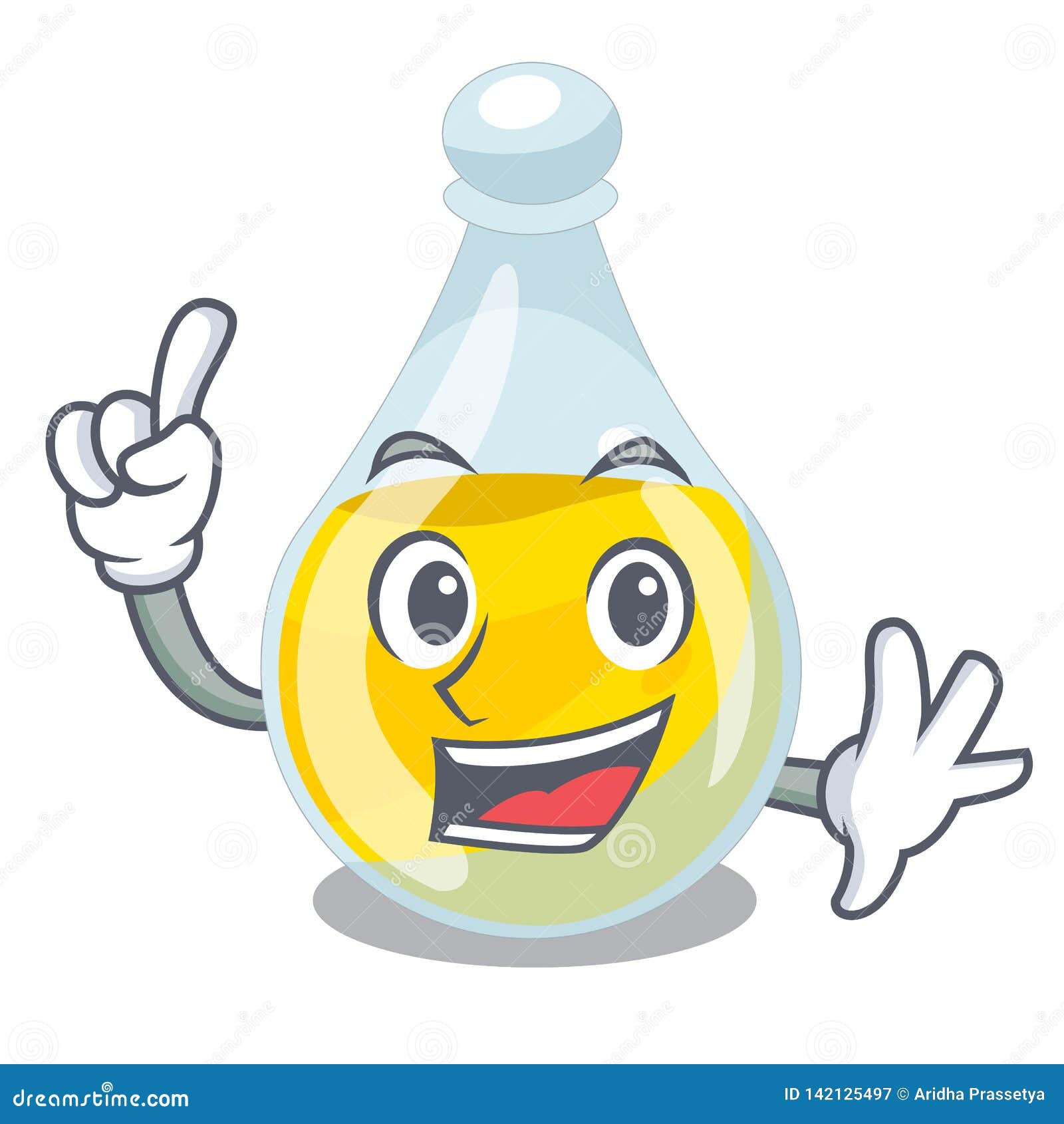 Finger Sesame Oil in the Character Shape Stock Vector - Illustration of ...