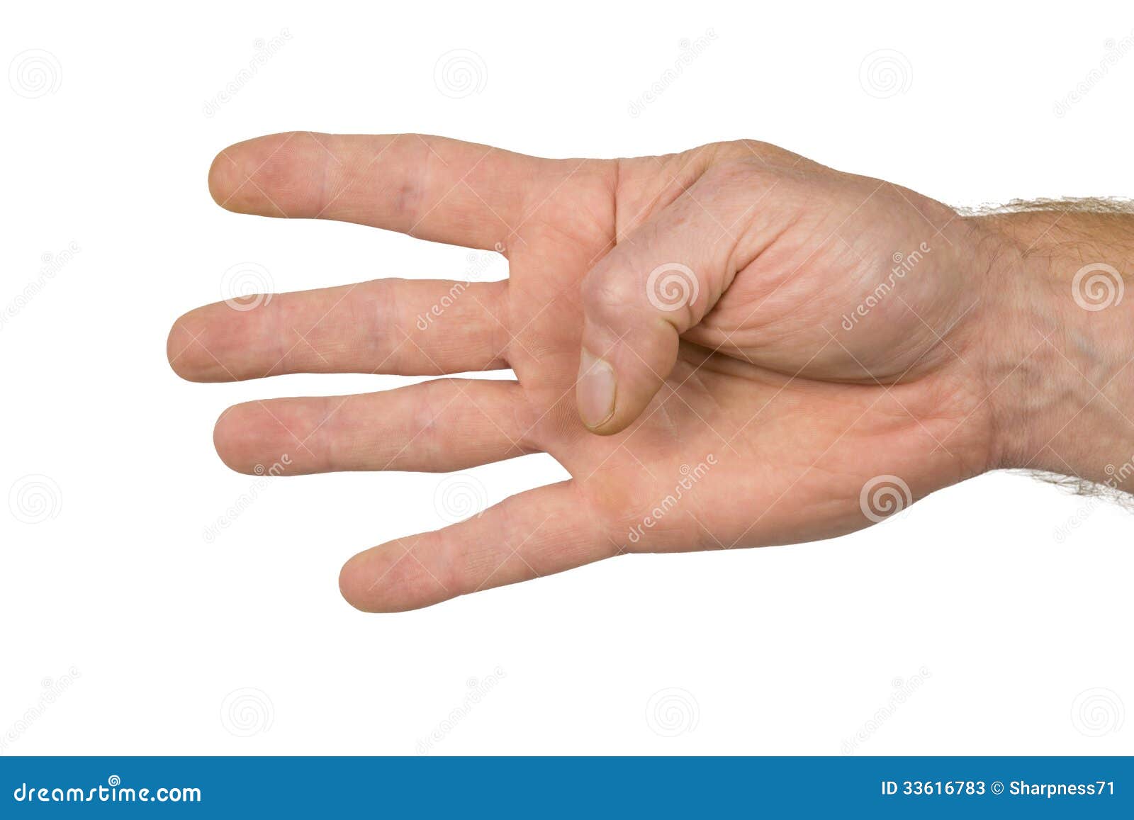 Finger signs four stock image. Image of symbol, expression - 33616783