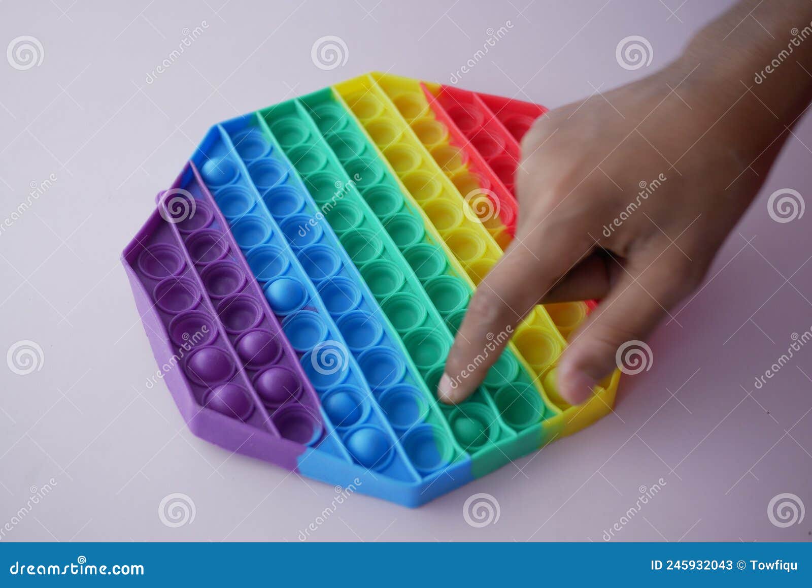 Finger Simulation Exercise on Table Top View Stock Image - Image of ...