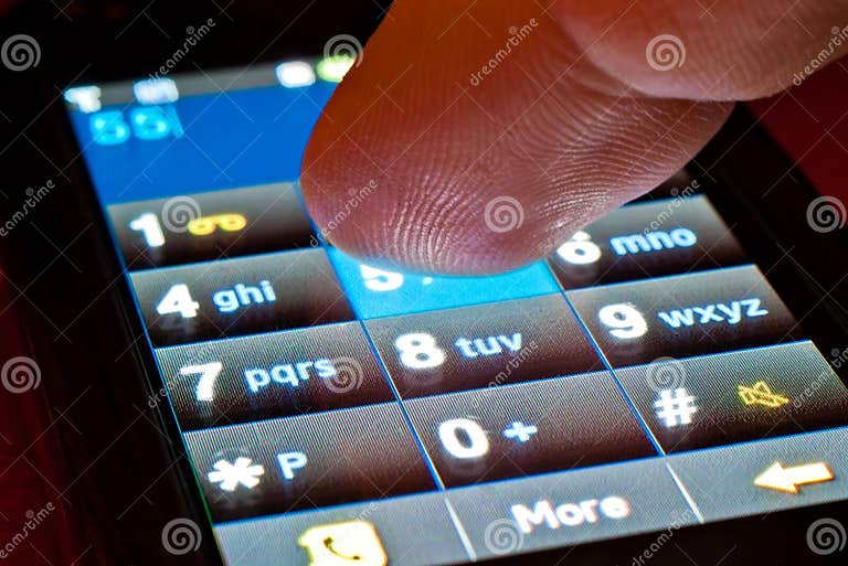 Finger on smartphone stock photo. Image of portable, global - 16316000