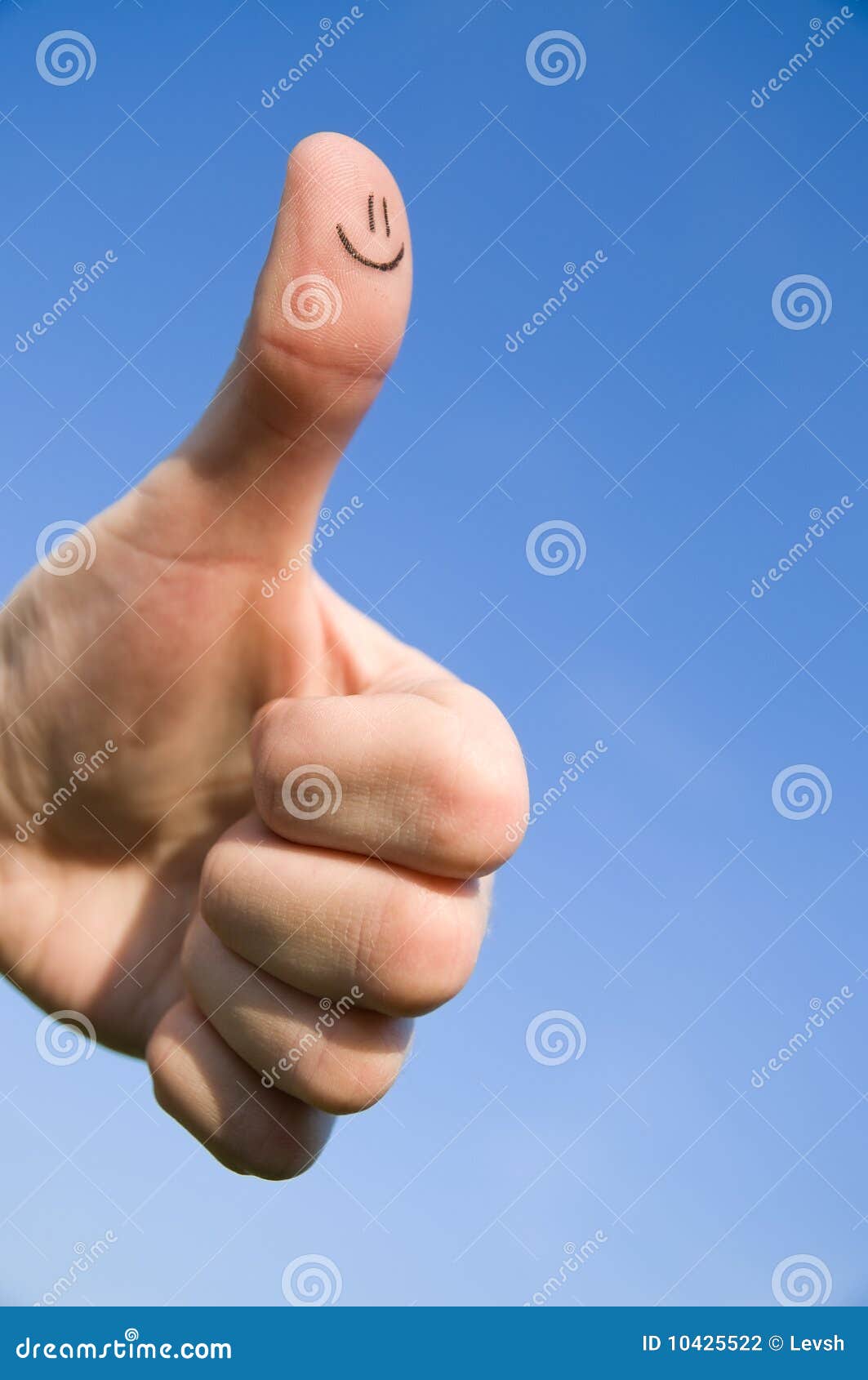 Finger Smile Stock Photography - Image: 10425522