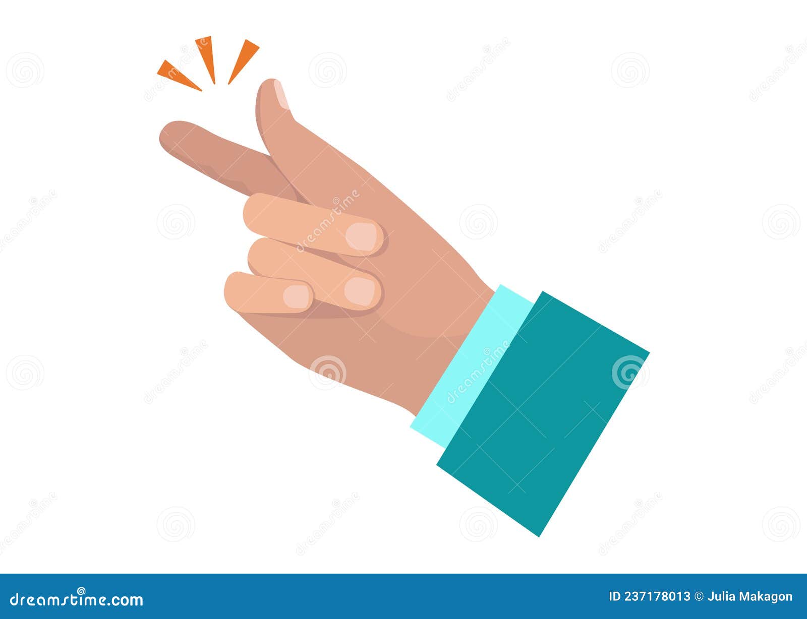 Hand Snapping Fingers Icon Set. Make It Easy, Simple Action. Snap ...