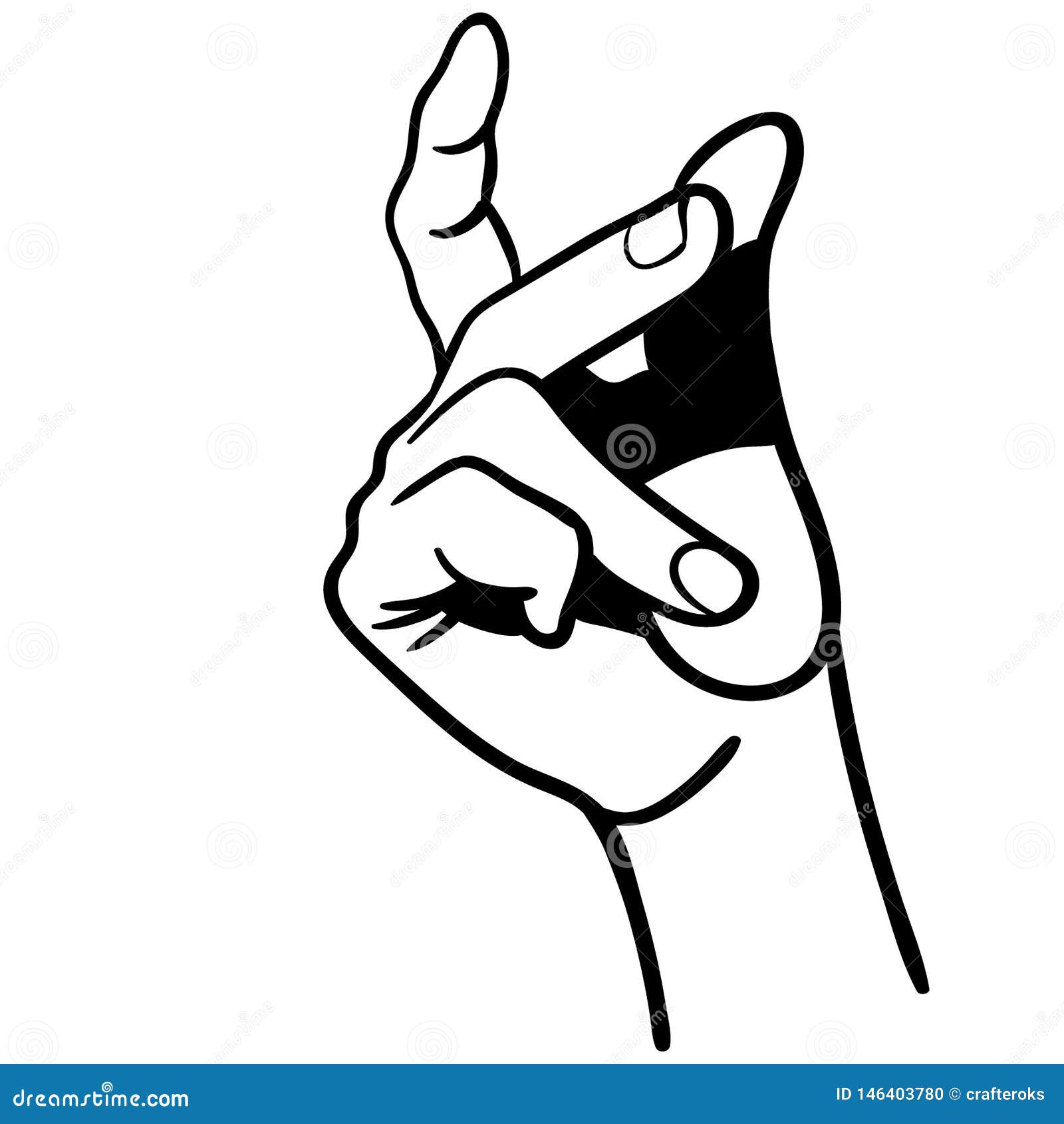 Finger Snap Vector
