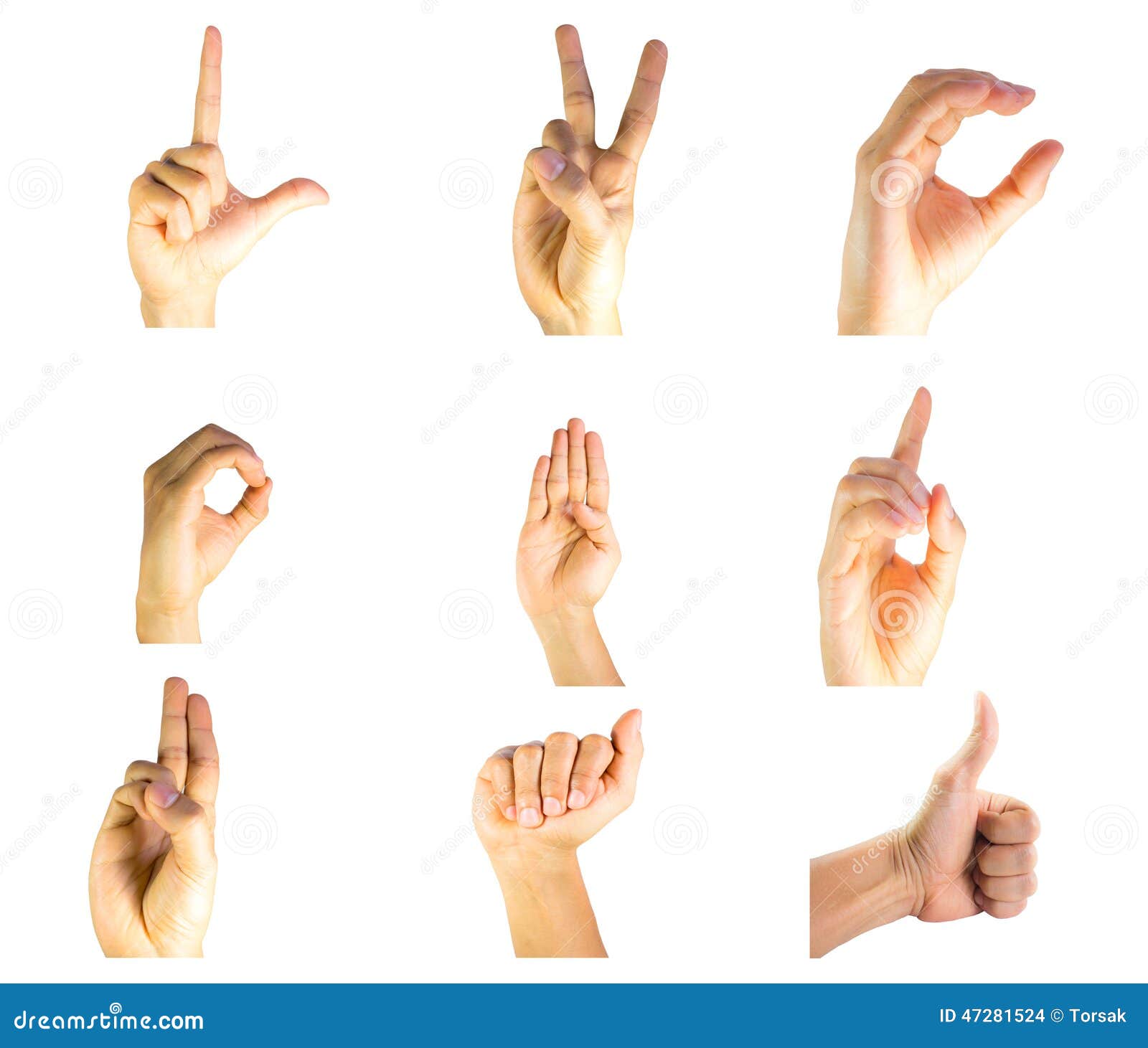 Finger Spelling stock photo. Image of person, alphabetical - 47281524