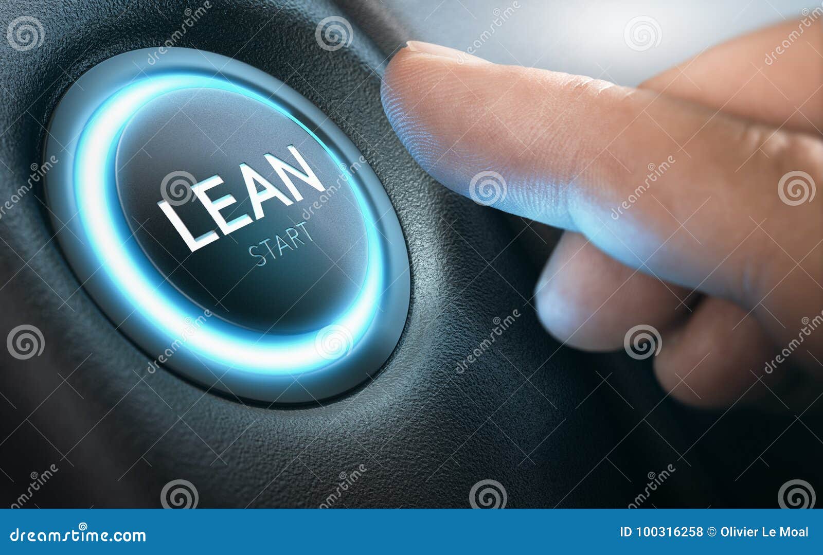 Lean Transformation and Management Concept Stock Illustration ...