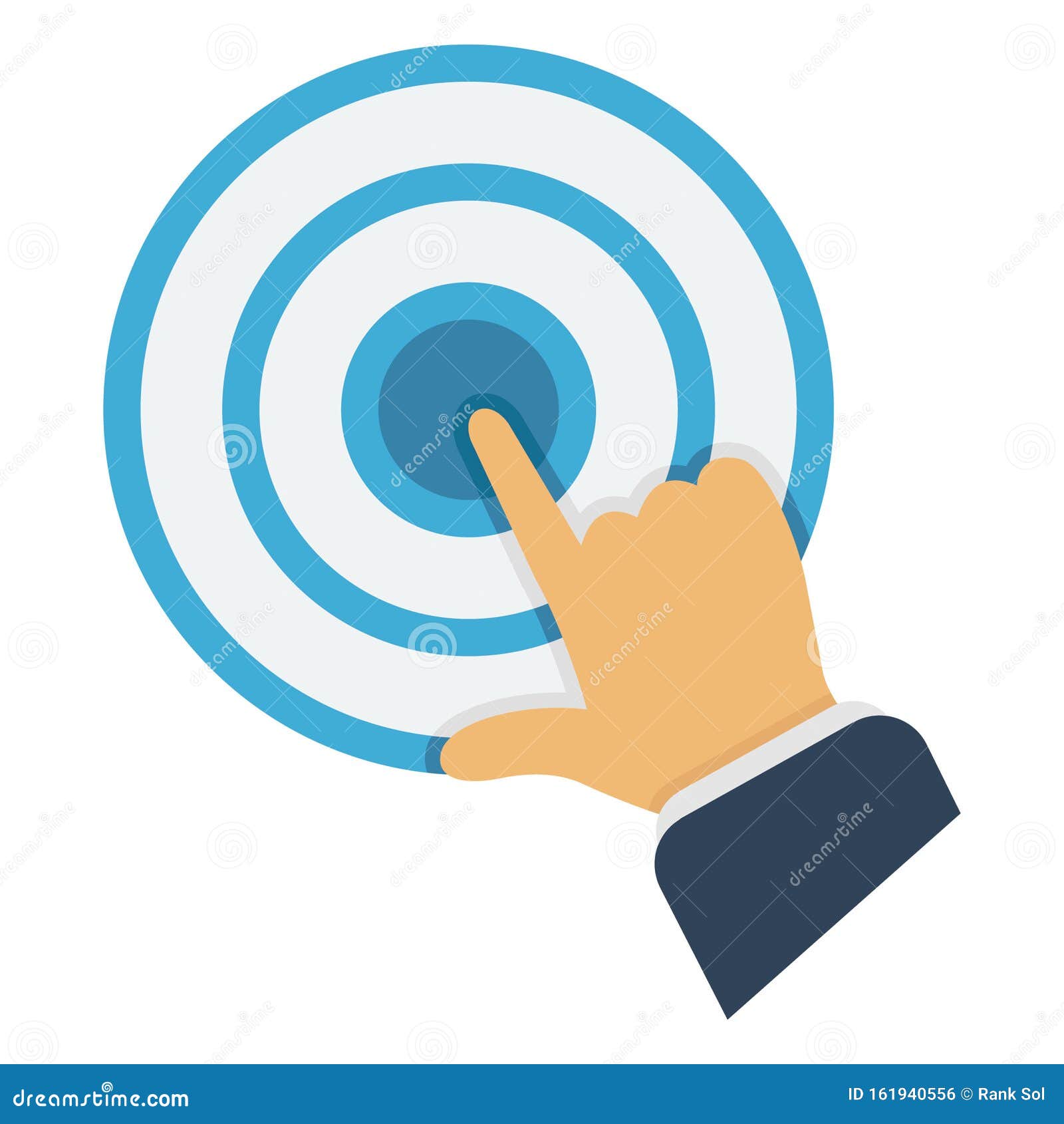 Finger Touch Color Isolated Vector Icon that Can Easily Modify or Edit ...