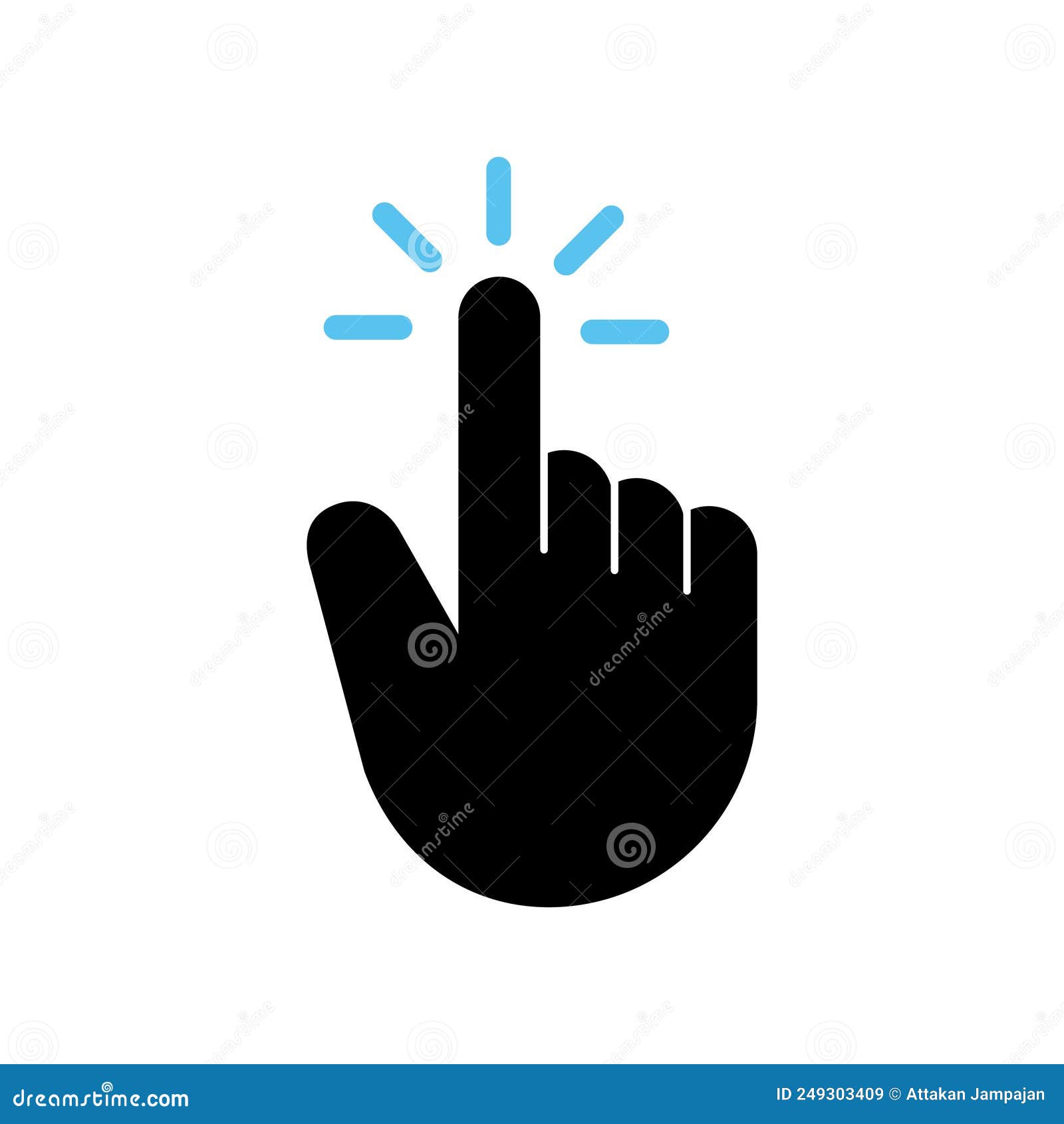 Finger Touch Screen Gesture . Stock Vector - Illustration of icon ...
