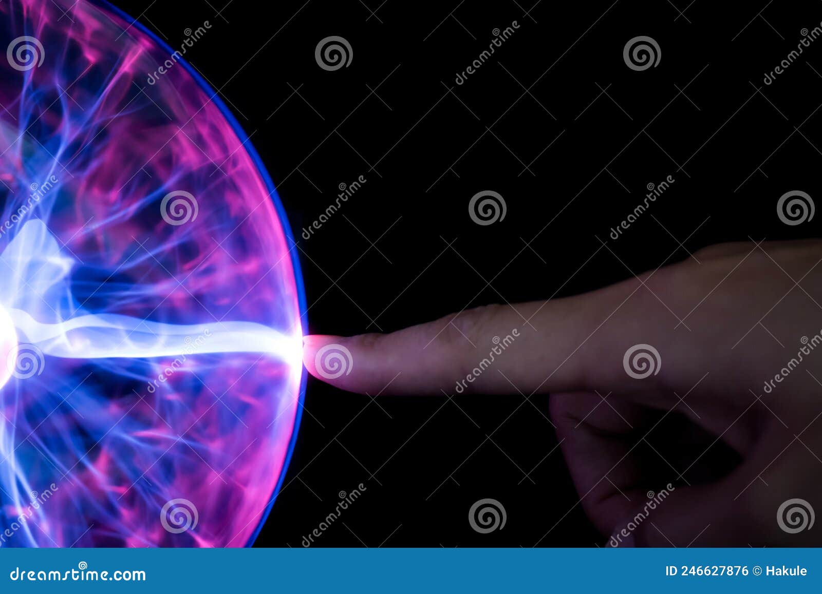 Plasma Light Beams In The Darkness Stock Photography | CartoonDealer ...