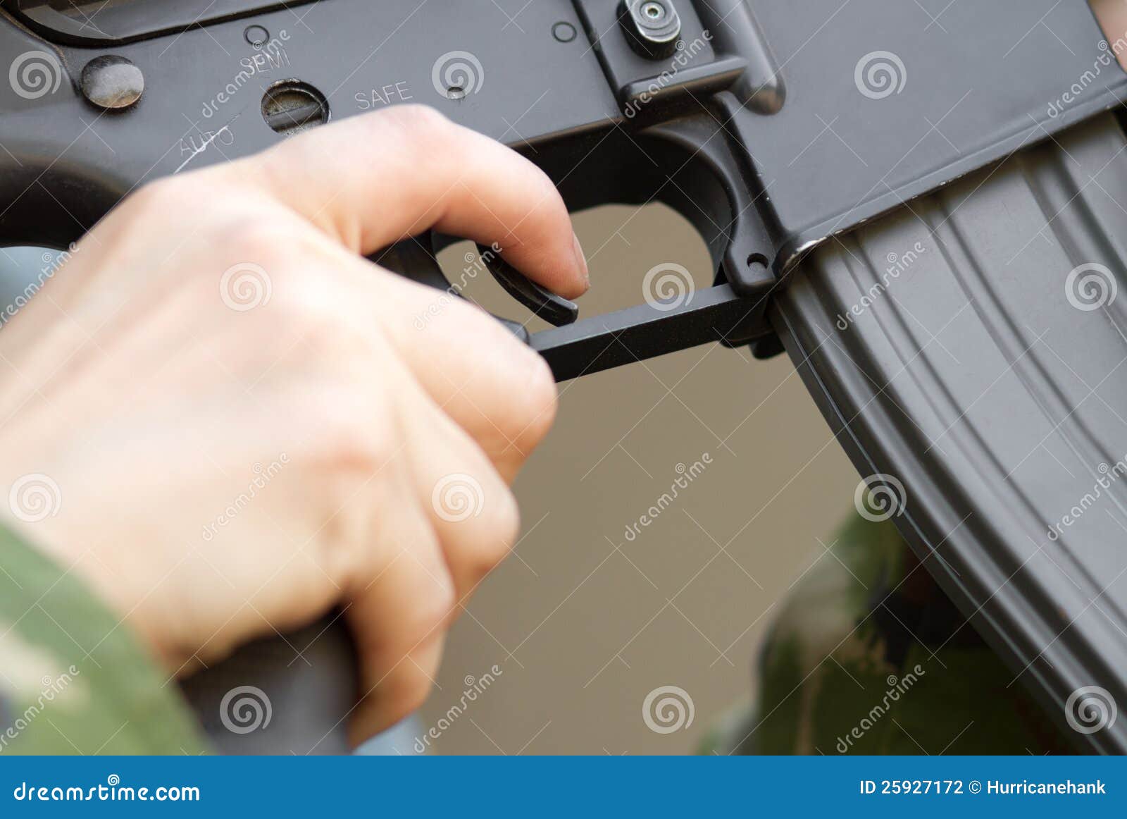 Finger on a trigger stock photo. Image of rifle, human - 25927172