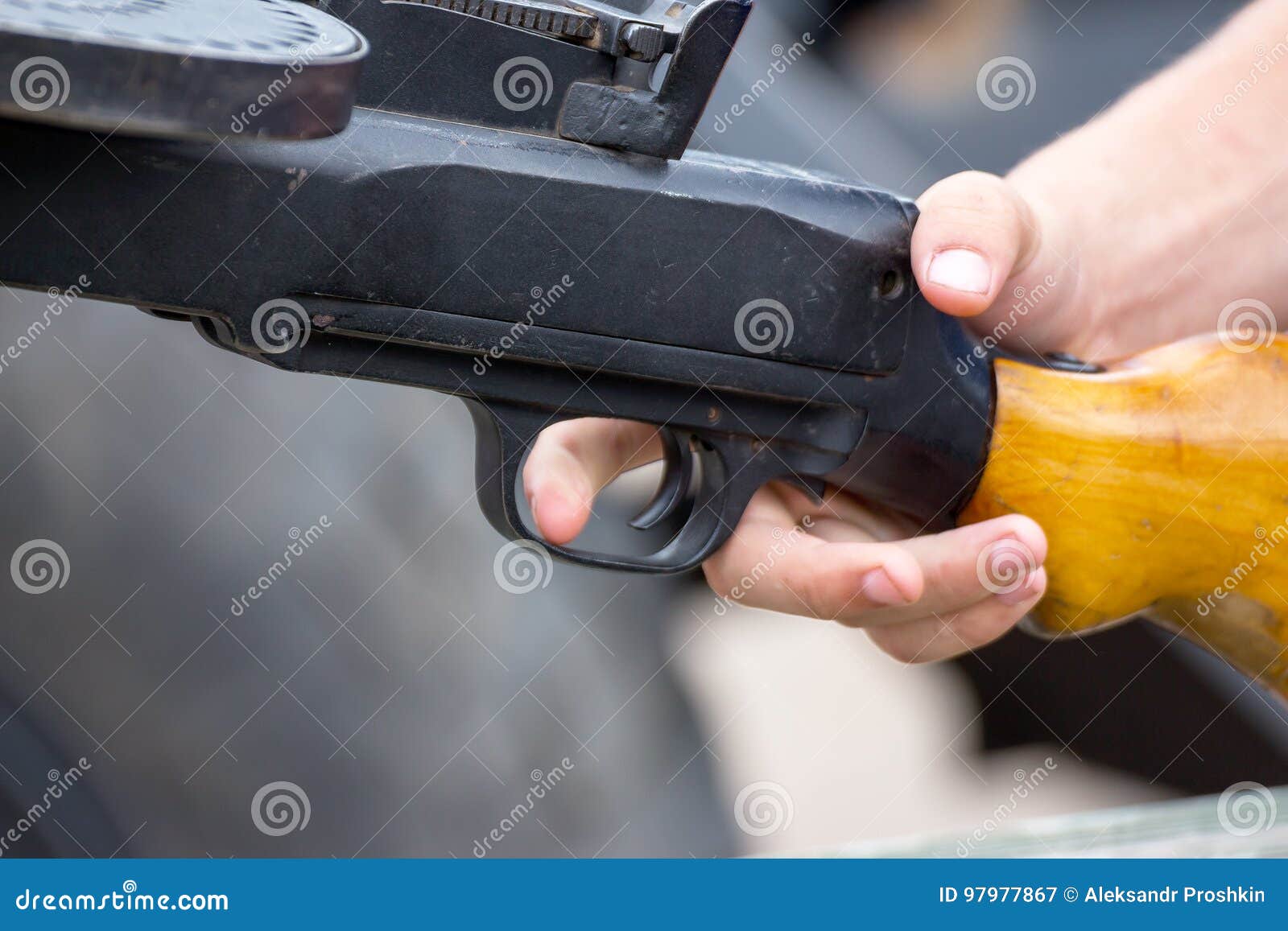 Finger on the trigger stock image. Image of firearm, detective - 97977867