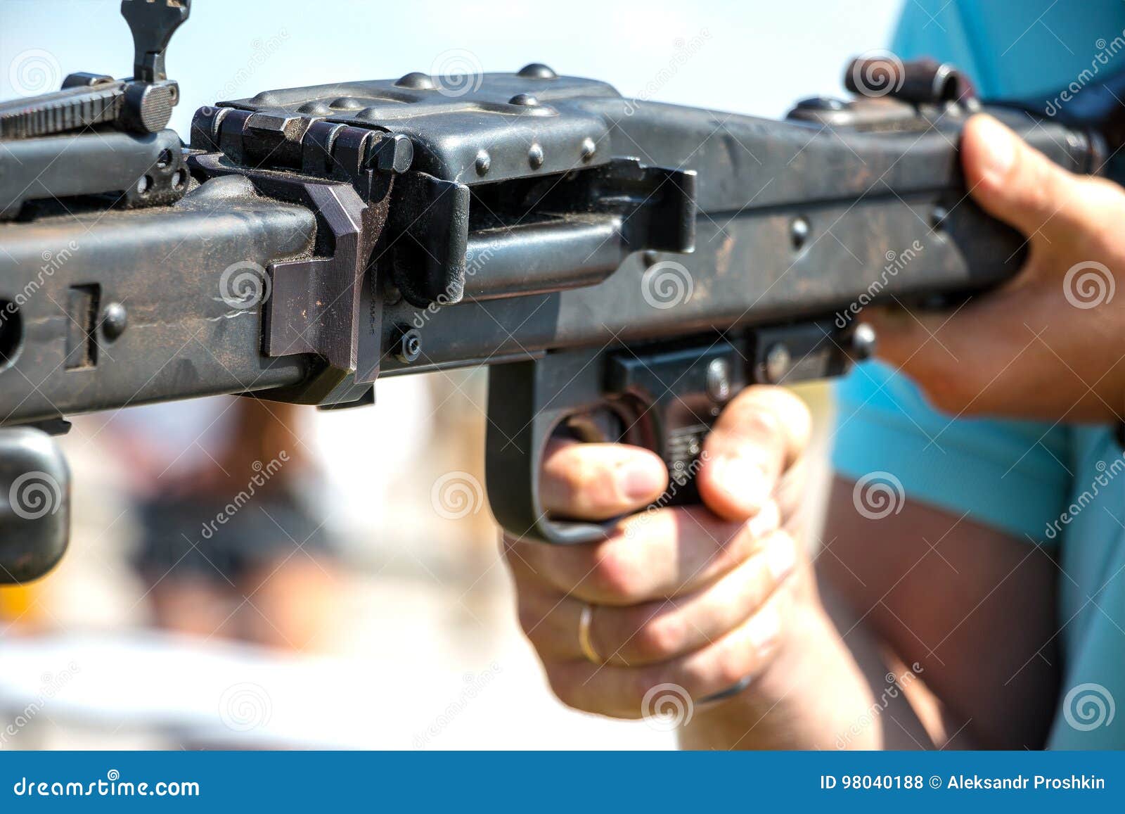 Finger on the trigger stock photo. Image of caliber, hammer - 98040188