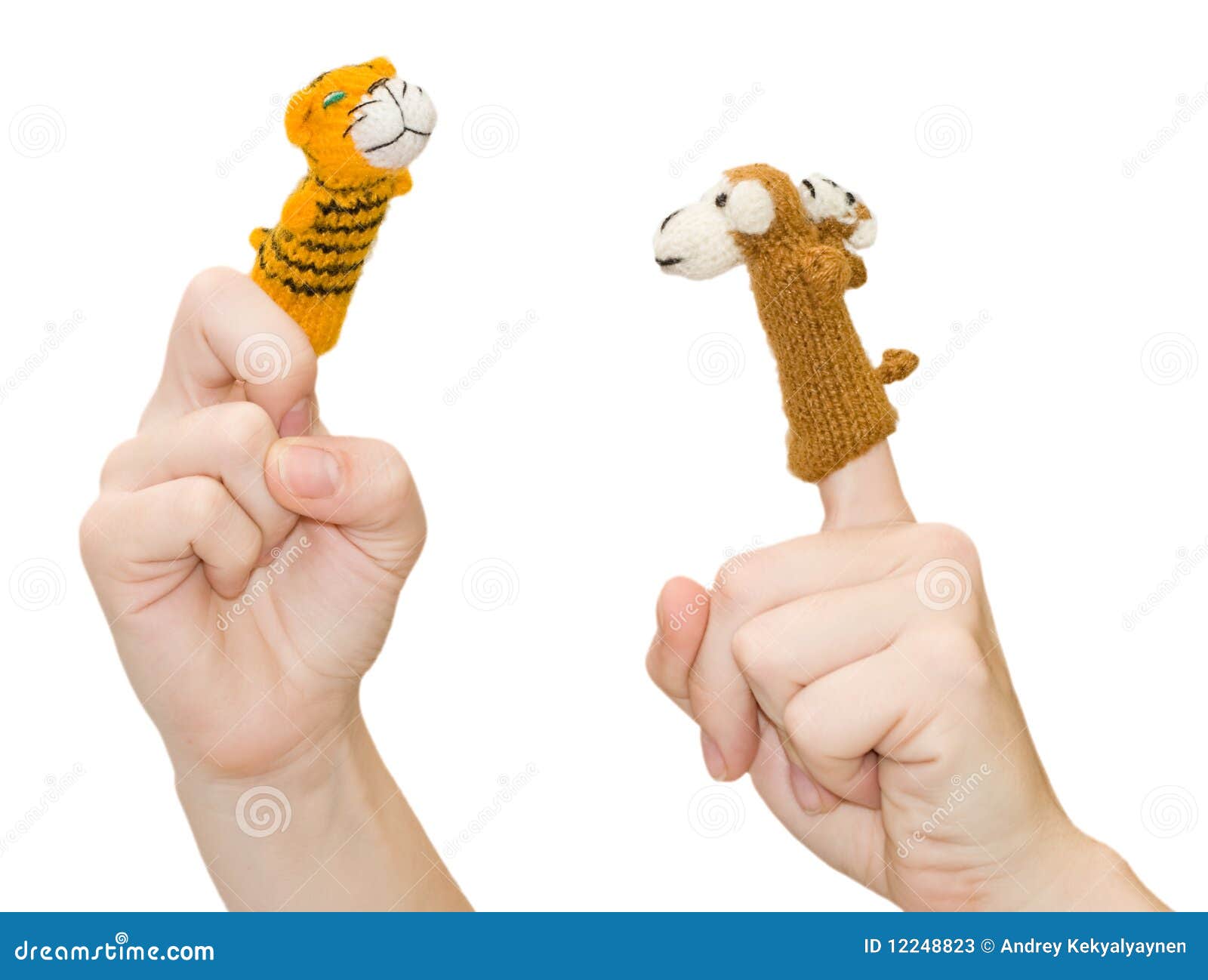 Finger-type Theatre with Puppets Stock Image - Image of imagination ...