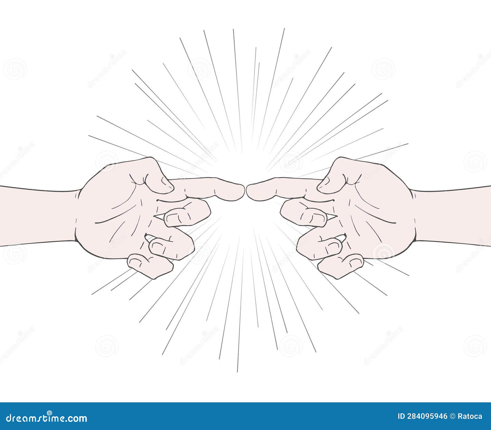 Finger union design stock vector. Illustration of partner - 284095946