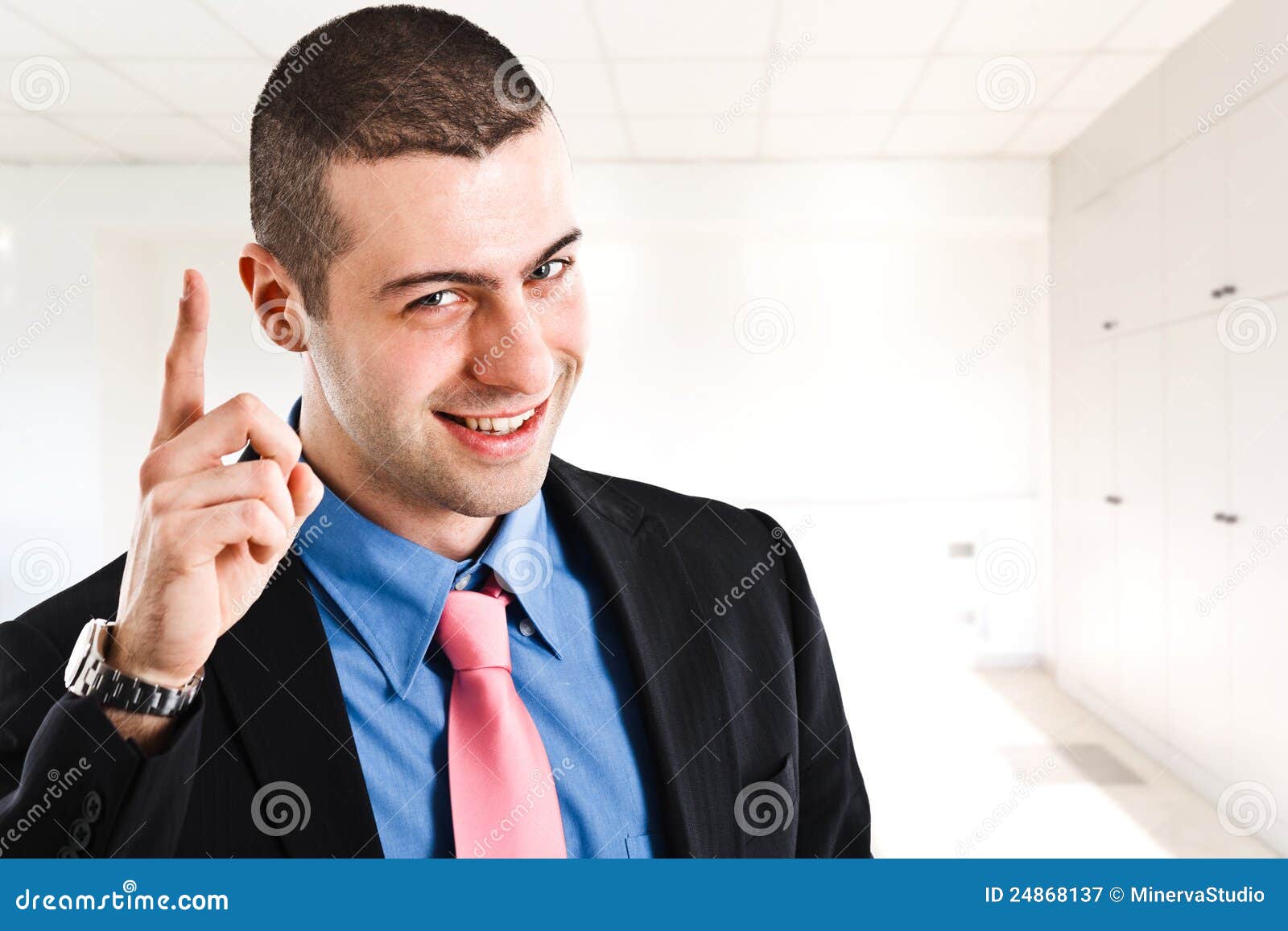 Finger up stock image. Image of expert, naughty, executive - 24868137