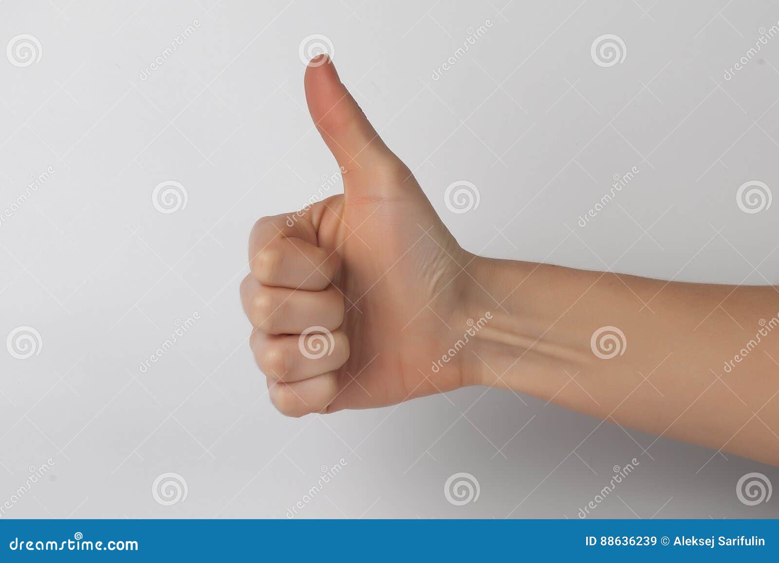 Finger up stock image. Image of white, background, human - 88636239