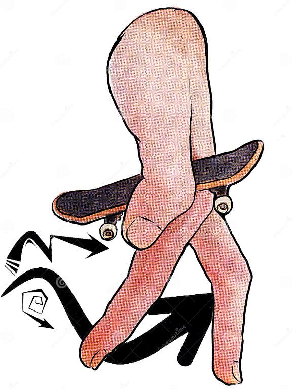 Fingerboard (Mini Skateboard) Stock Illustration - Illustration of ...