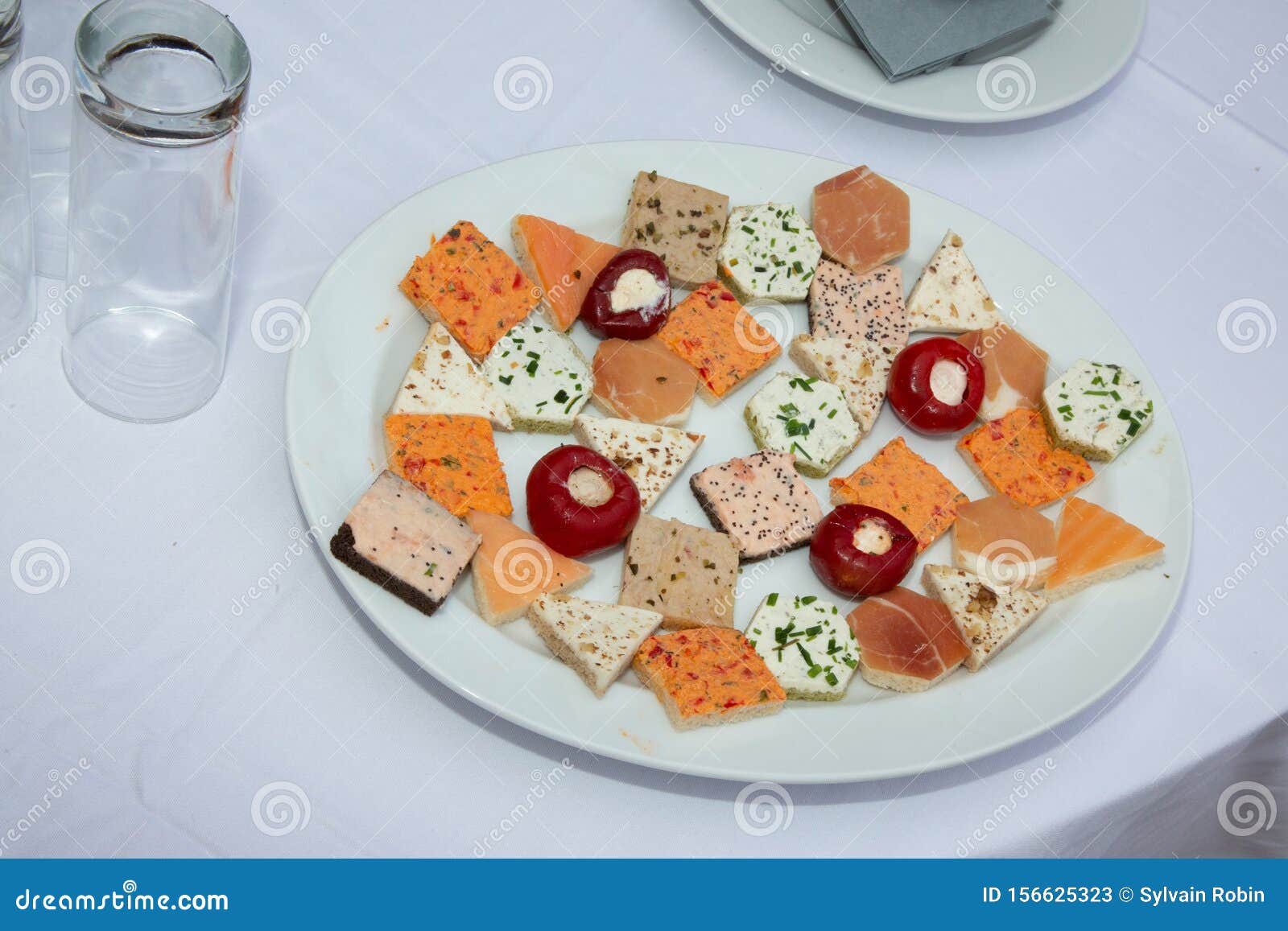 Fingerfood Food and Snacks on the Table Stock Image - Image of lunch ...