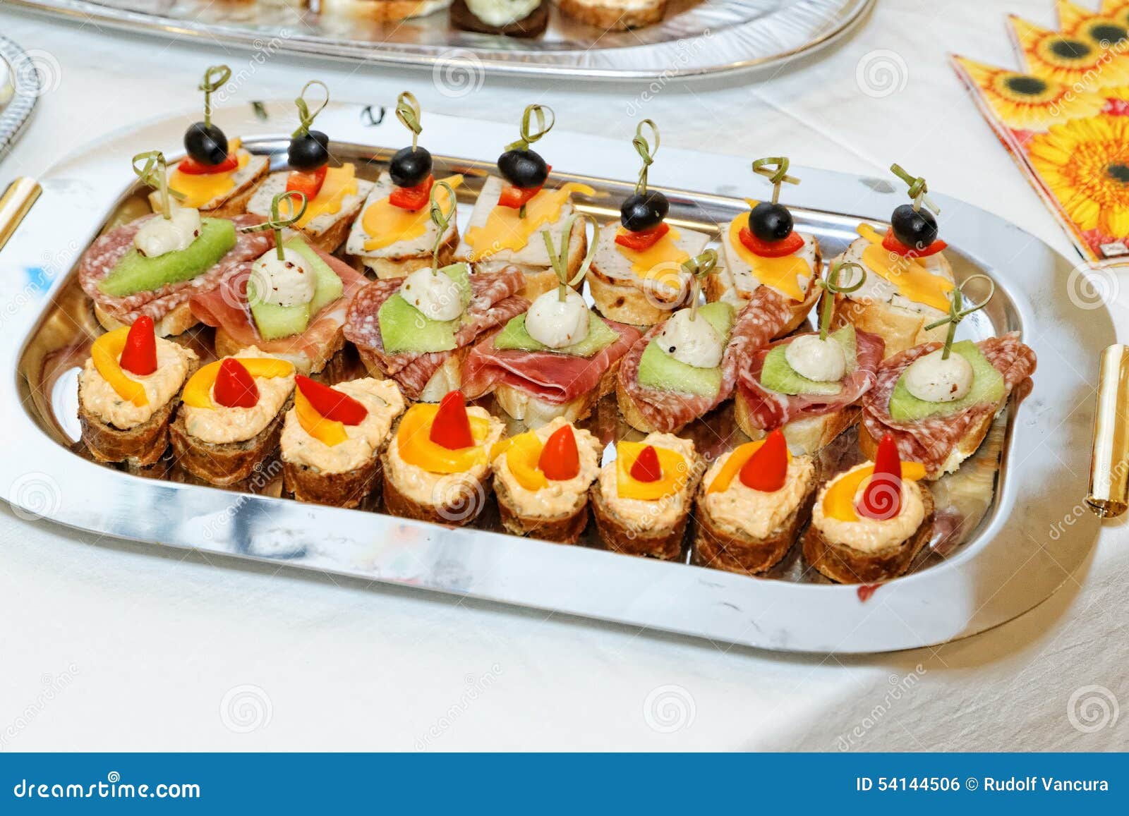 Fingerfood stock photo. Image of pieces, decorated, fingerfood - 54144506