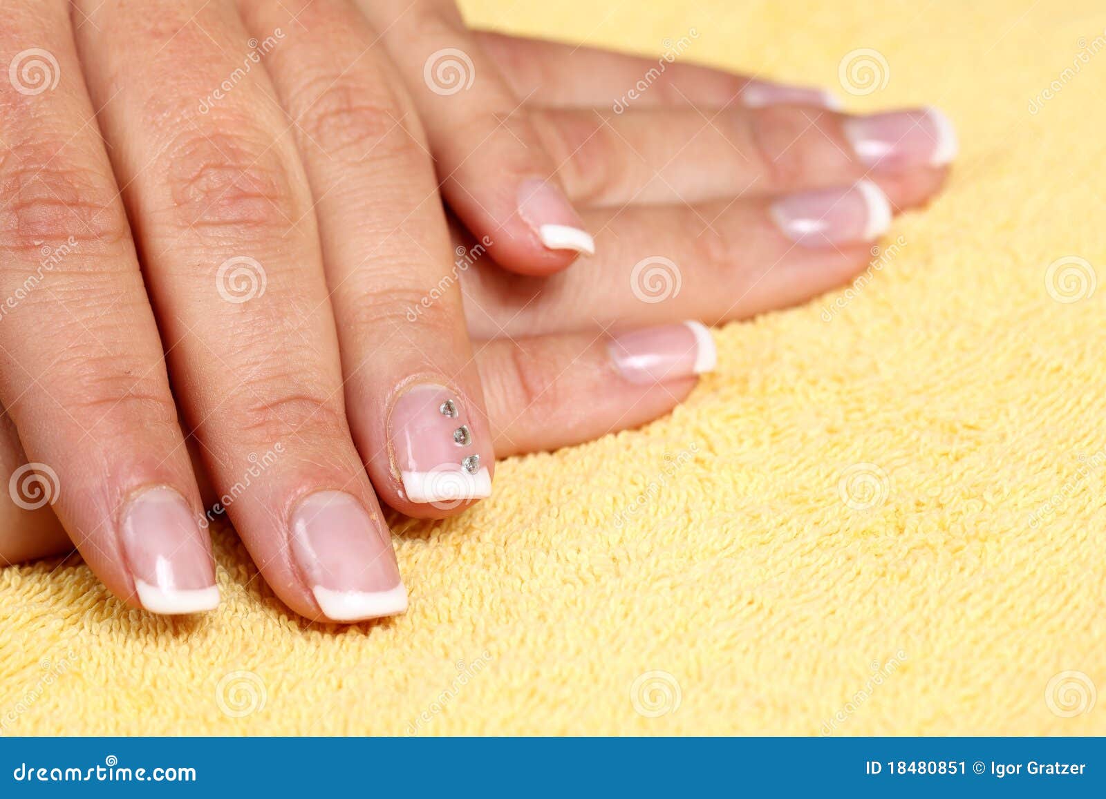 Fingernails manicure stock image. Image of manicurist - 18480851