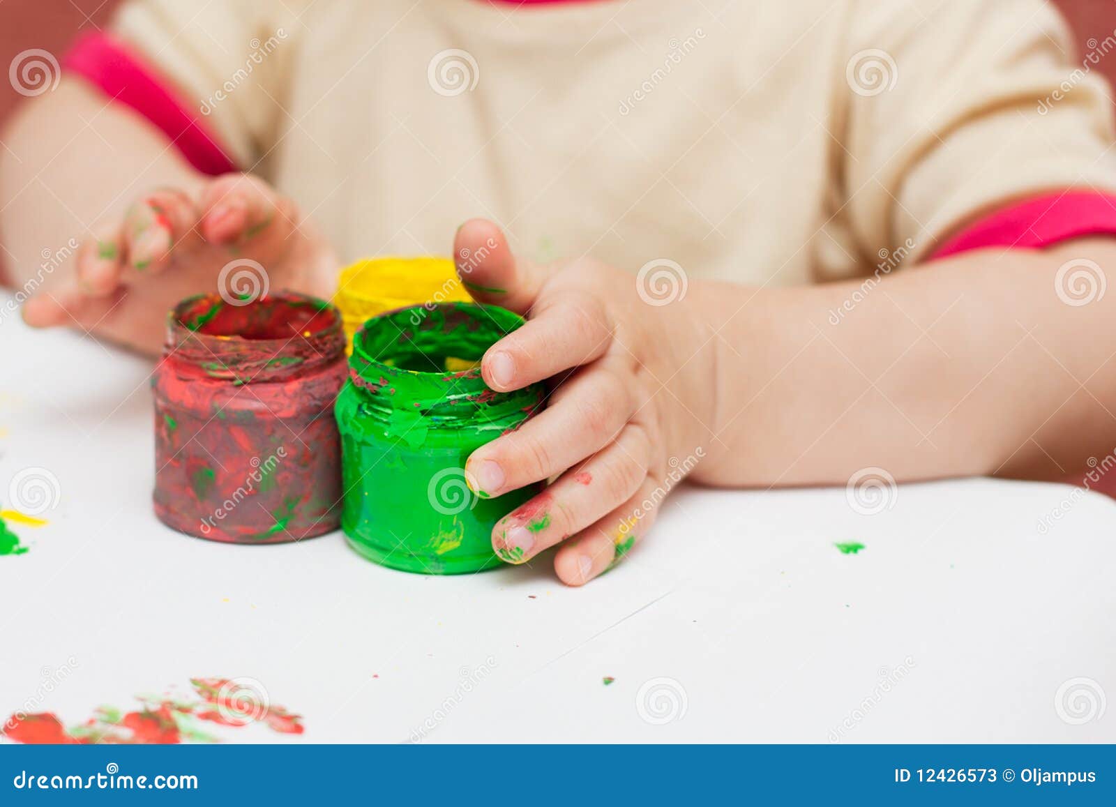 Fingerpaint stock image. Image of fingerpaint, multi - 12426573