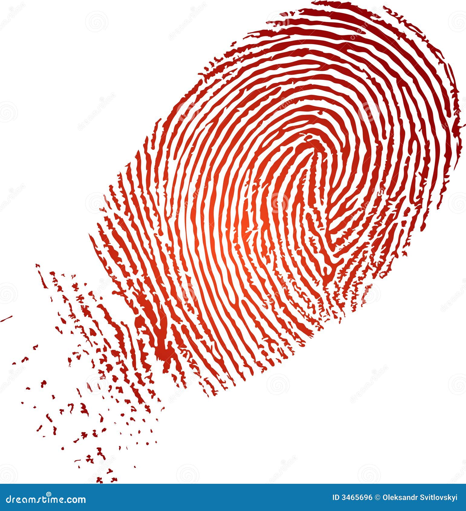 Fingerprint stock vector. Illustration of design, imprint - 3465696