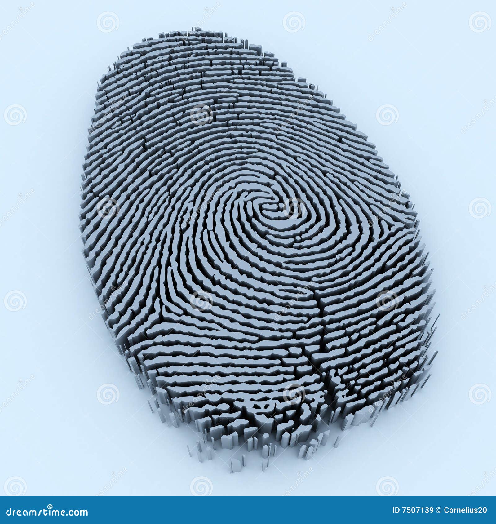 Fingerprint stock illustration. Illustration of criminal - 7507139