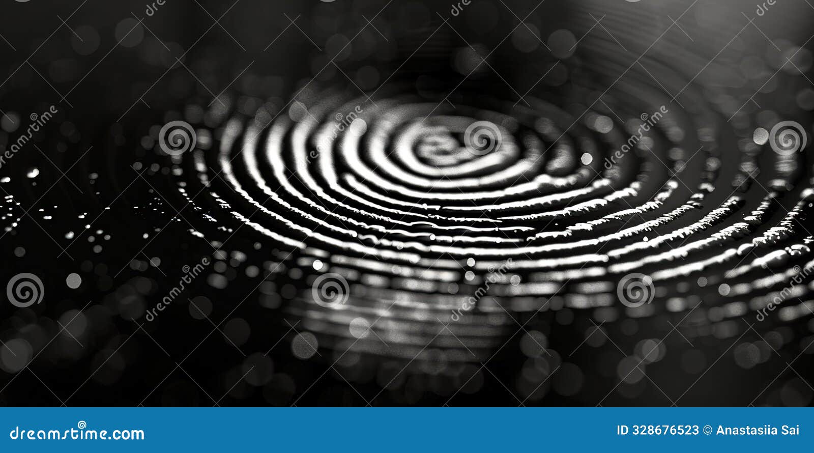 Fingerprint Abstract Background Stock Illustration - Illustration of ...