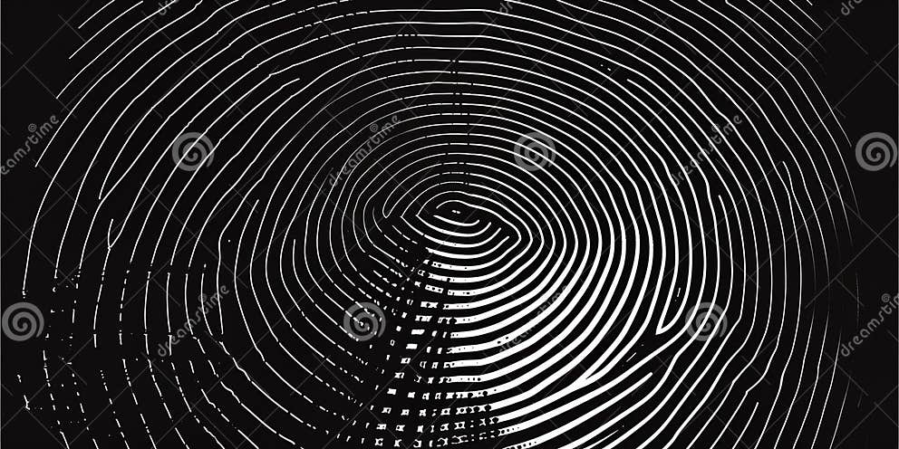 Fingerprint Abstract Background Stock Illustration - Illustration of ...